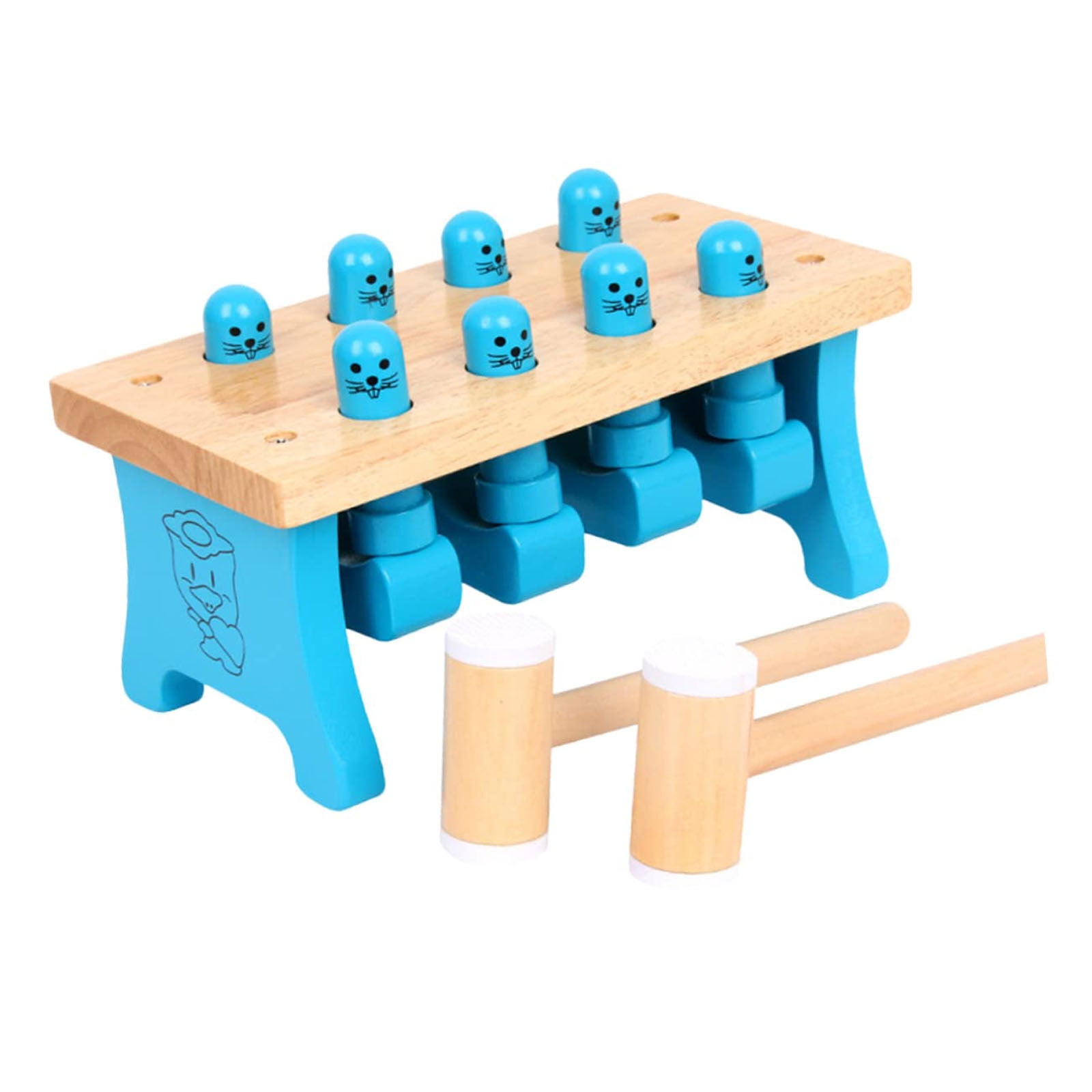 ChicYu Whack-a-Mole Reactions Game,6 Targets with 3 Speed Modes for Reflection Competitions ...