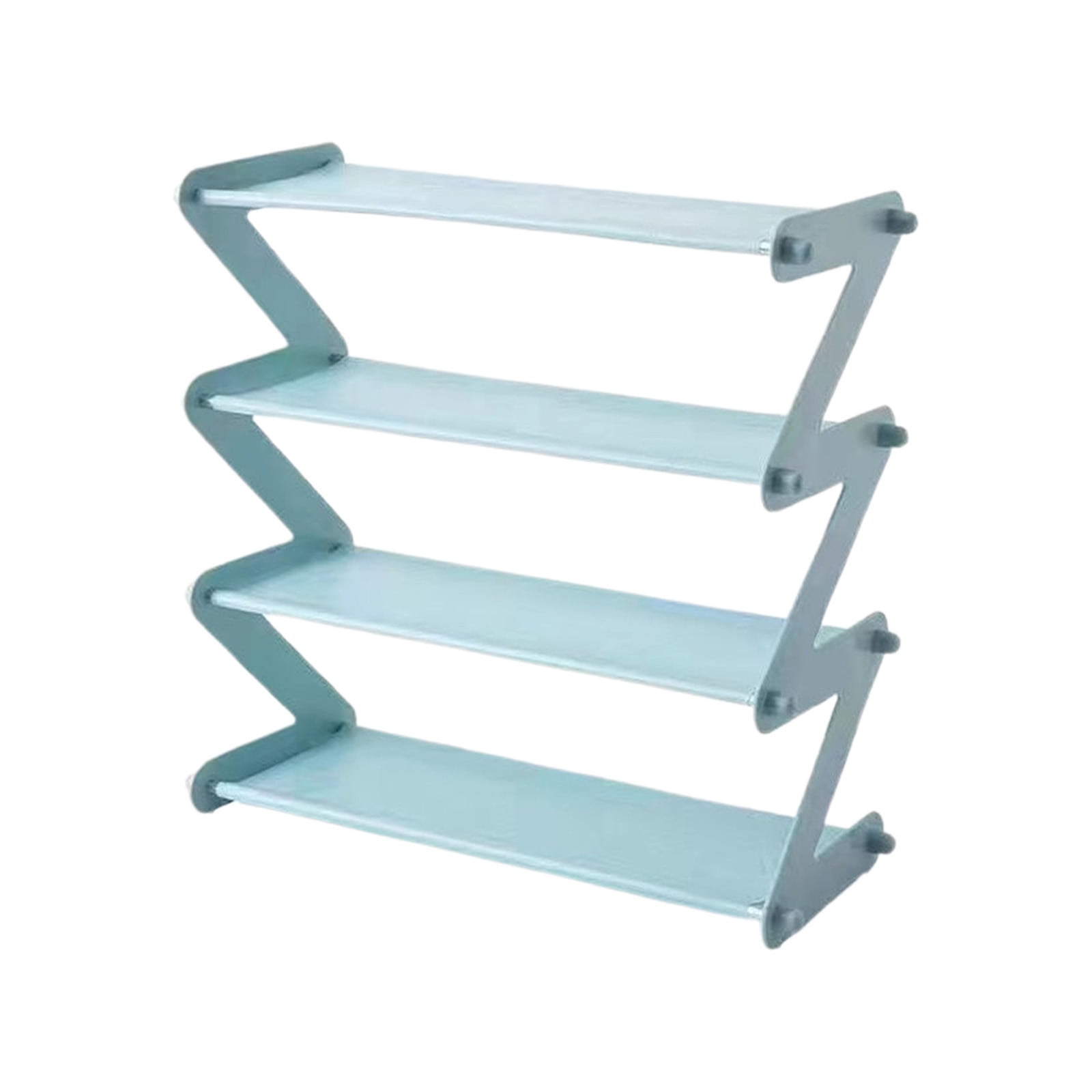 ChicYu Z-Type Shoe Rack Stainless Steel Frame Shoe Rack with Nonwoven ...
