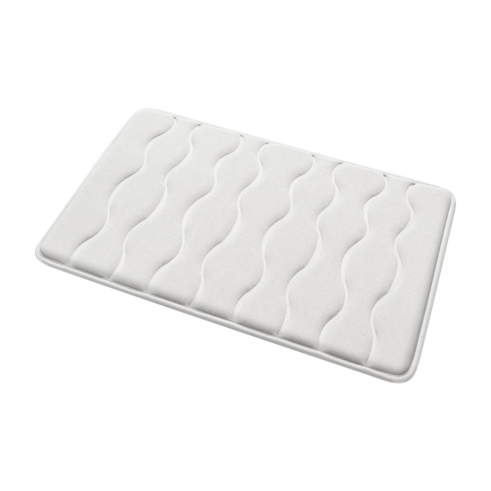 ChicYu Cotton Toilet Floor Mat,Non-Slip Bathroom Rug,Waterproof Solid ...
