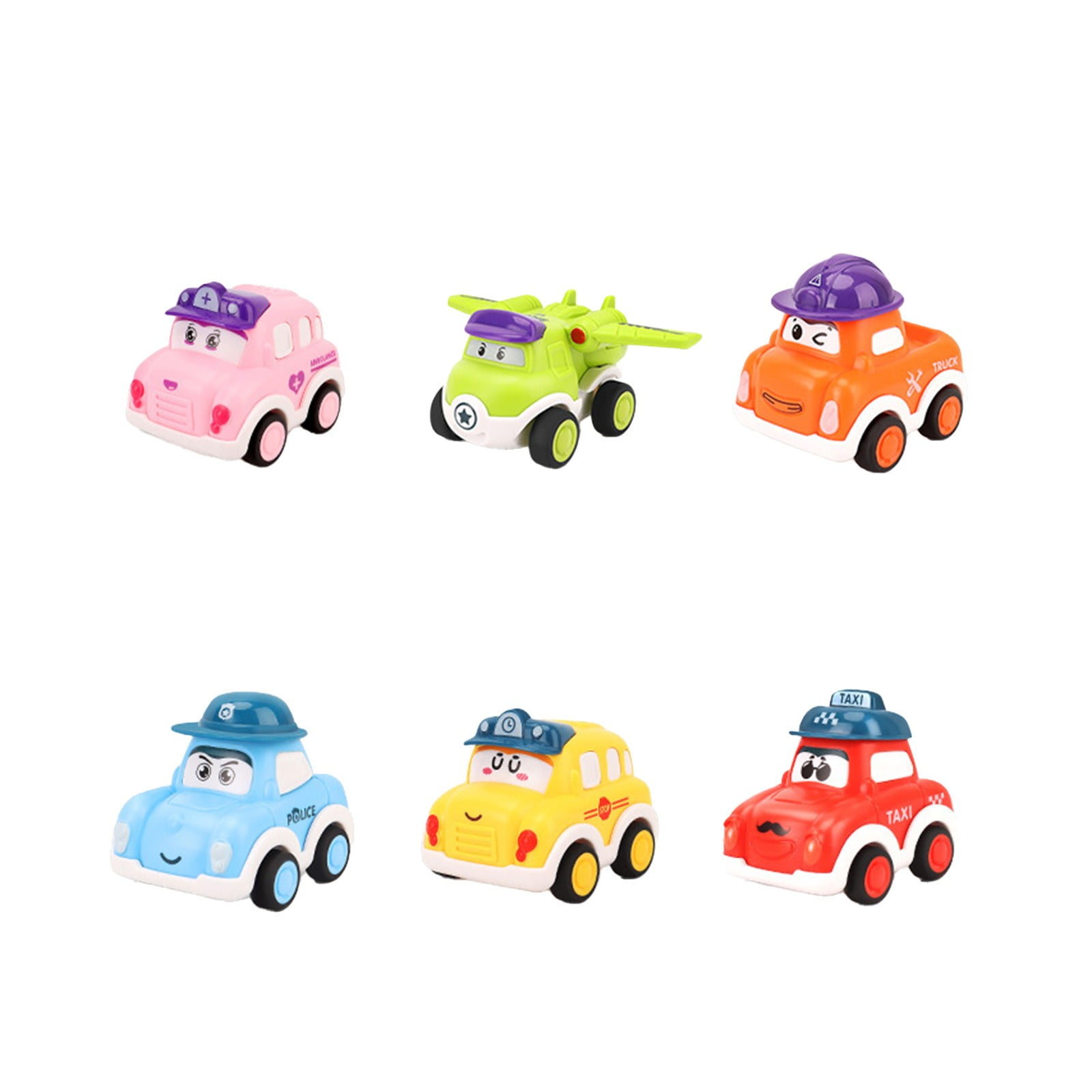 ChicYu Dinosaur Pull Back Engineering Vehicle Realistic Toy Car Cute ...