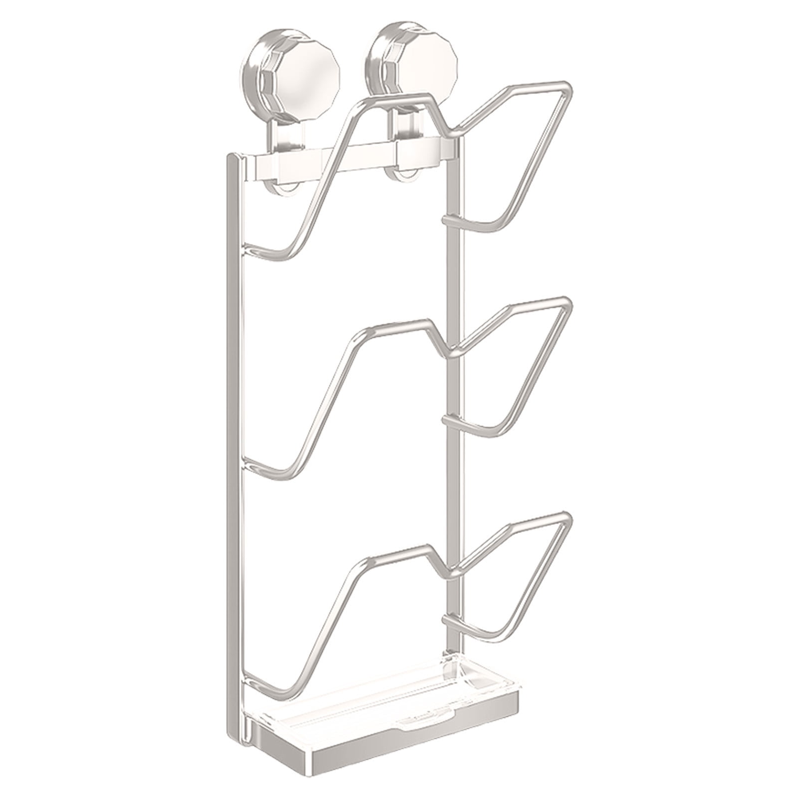 ChicYu Double Suction Pot Lid Organizer,Rust-proof Multilayer Rack for ...