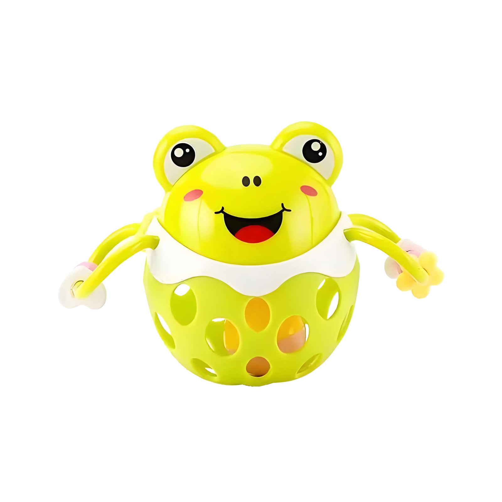 ChicYu Early Learning Rubber Toy Boilable Animals Grip Balls Shaking ...