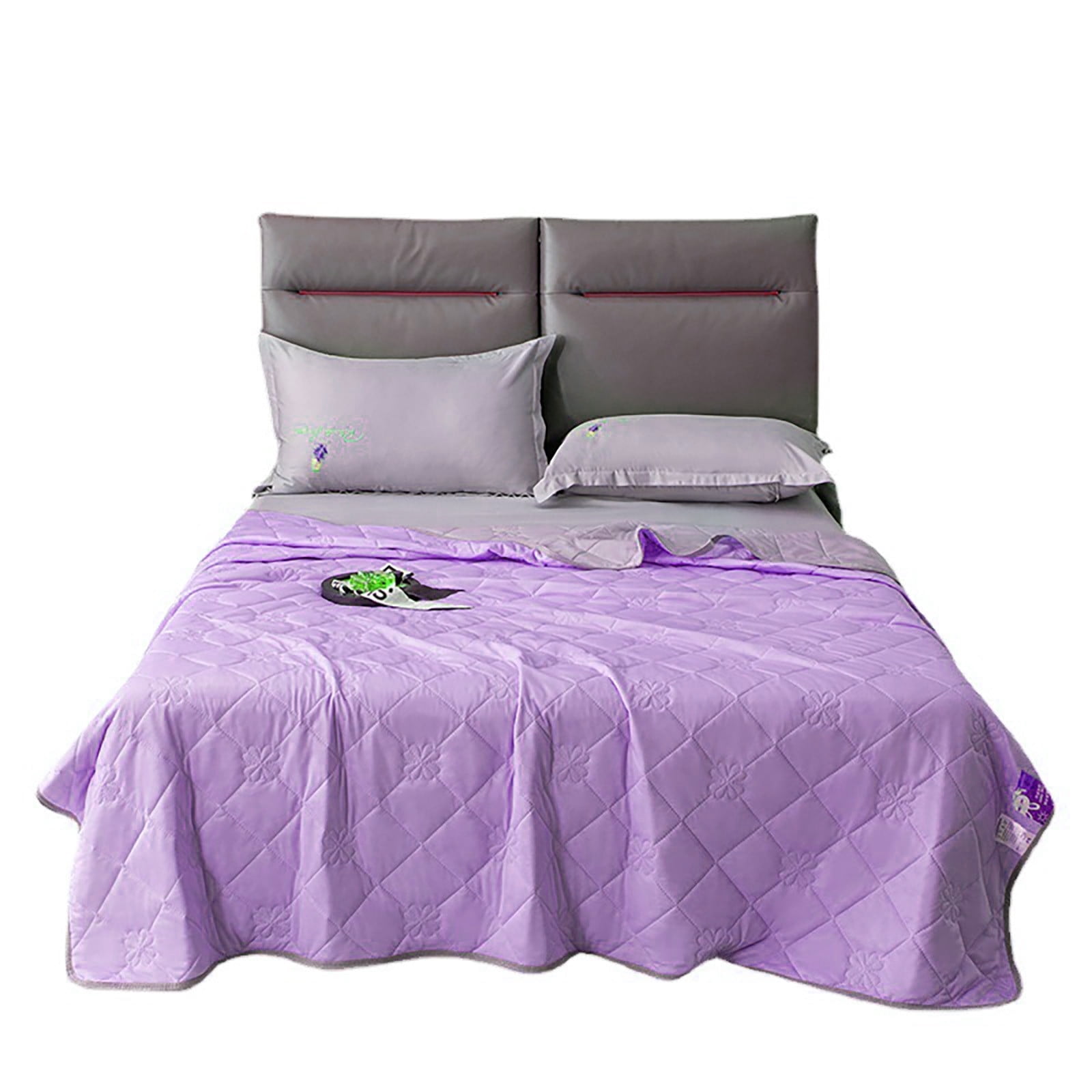 ChicYu Full Size Ice Silk Summer Quilt, Air Conditioning Bedding for ...