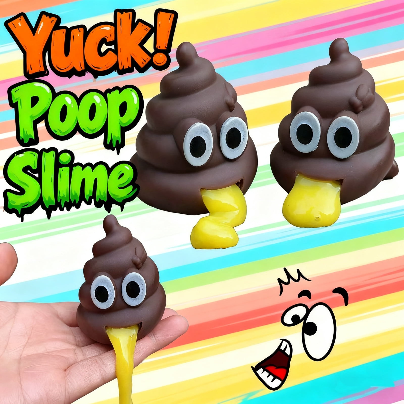 ChicYu Funny Poop Parody Gift 5ml Prank Accessory Unique Humorous for ...