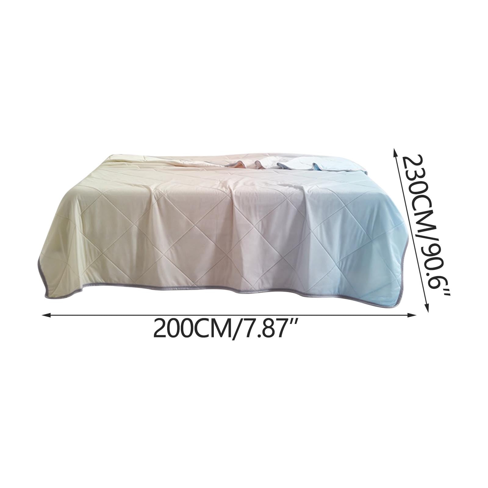 ChicYu Gradient Coolings Summer Blanket Queen Size,Temperature ...