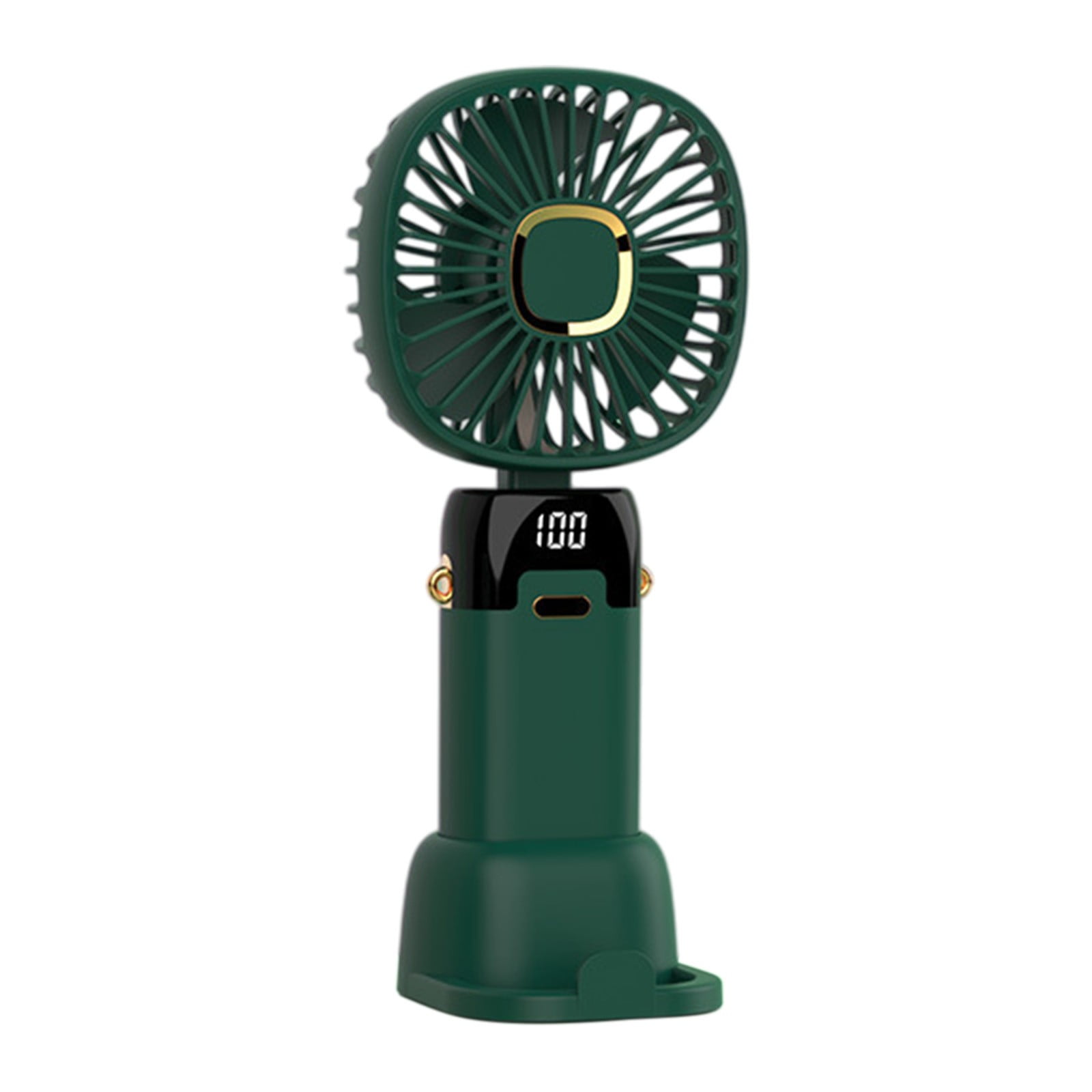 ChicYu Hanging Handheld Fan with Digital Temperature Display Portable 3 ...