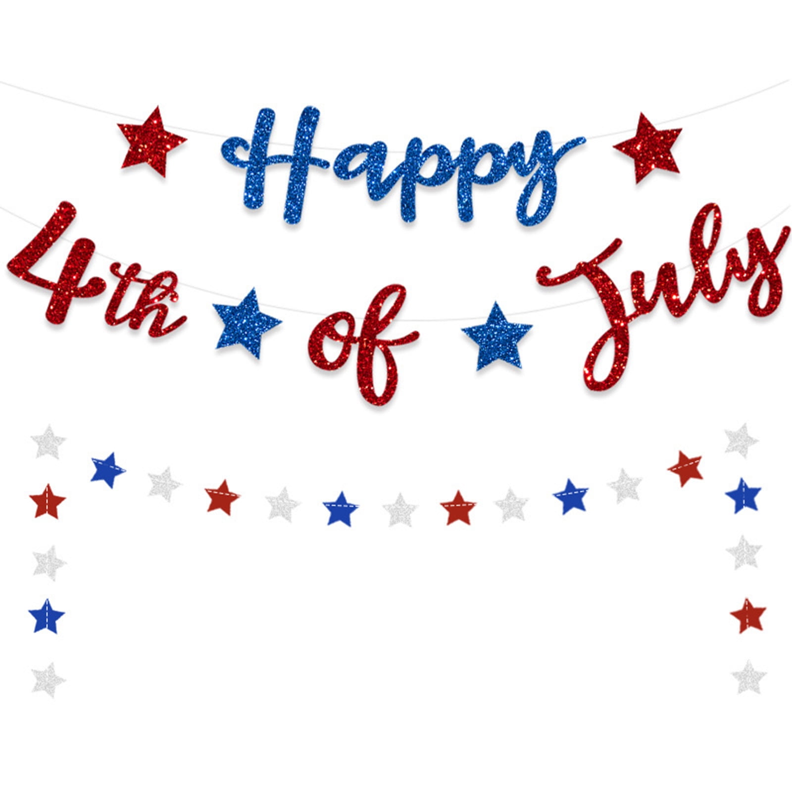 ChicYu Independence Day Tabletop Letter Sign,Patriotic Lacquer Finish ...