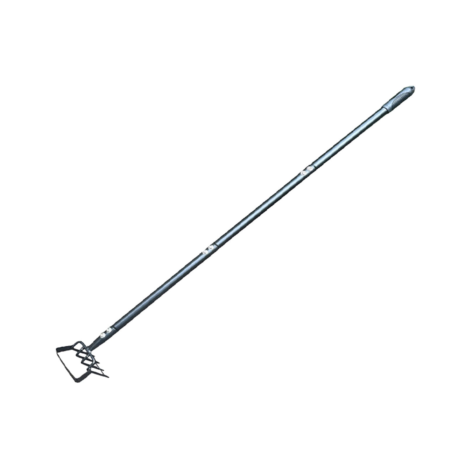 ChicYu Long Handle Iron Weeding Rake,Ergonomic Garden Tool for Soils ...