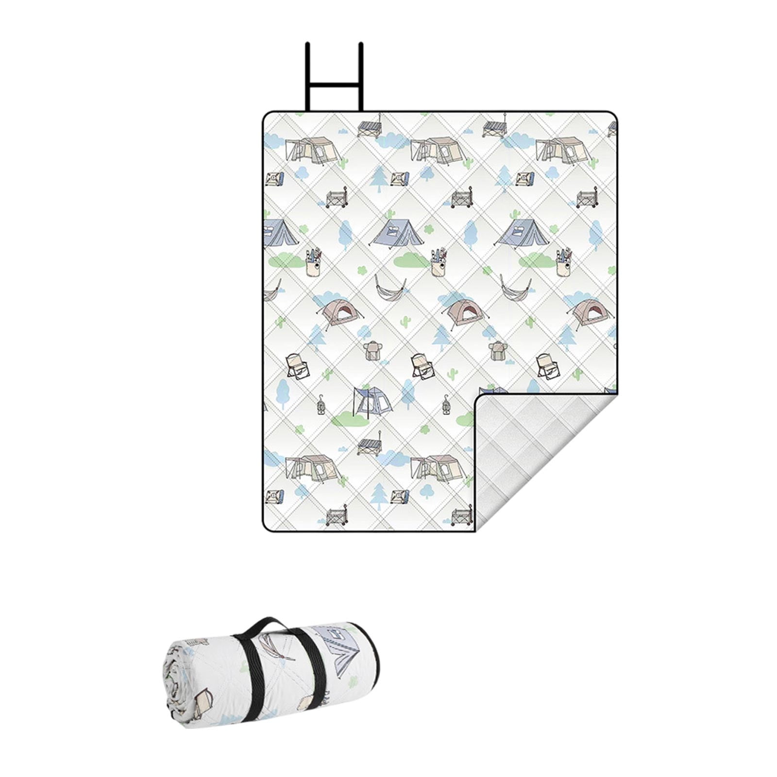 ChicYu Outdoor Picnic Mat Thickened Comfortable Layer Portable Water ...