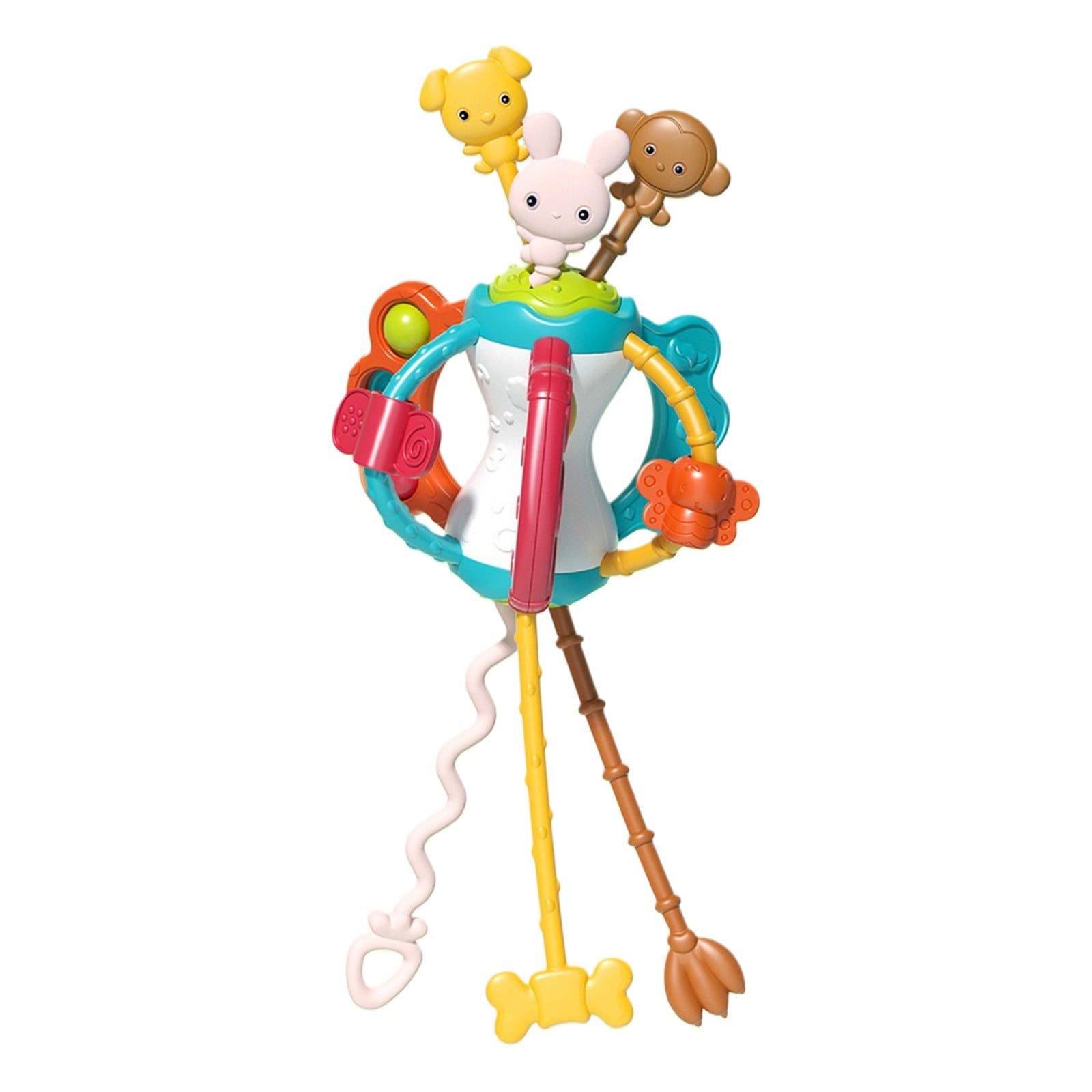 ChicYu Pull Toy Hand Training Sensory Enlightenment Toy Puller Soft ...