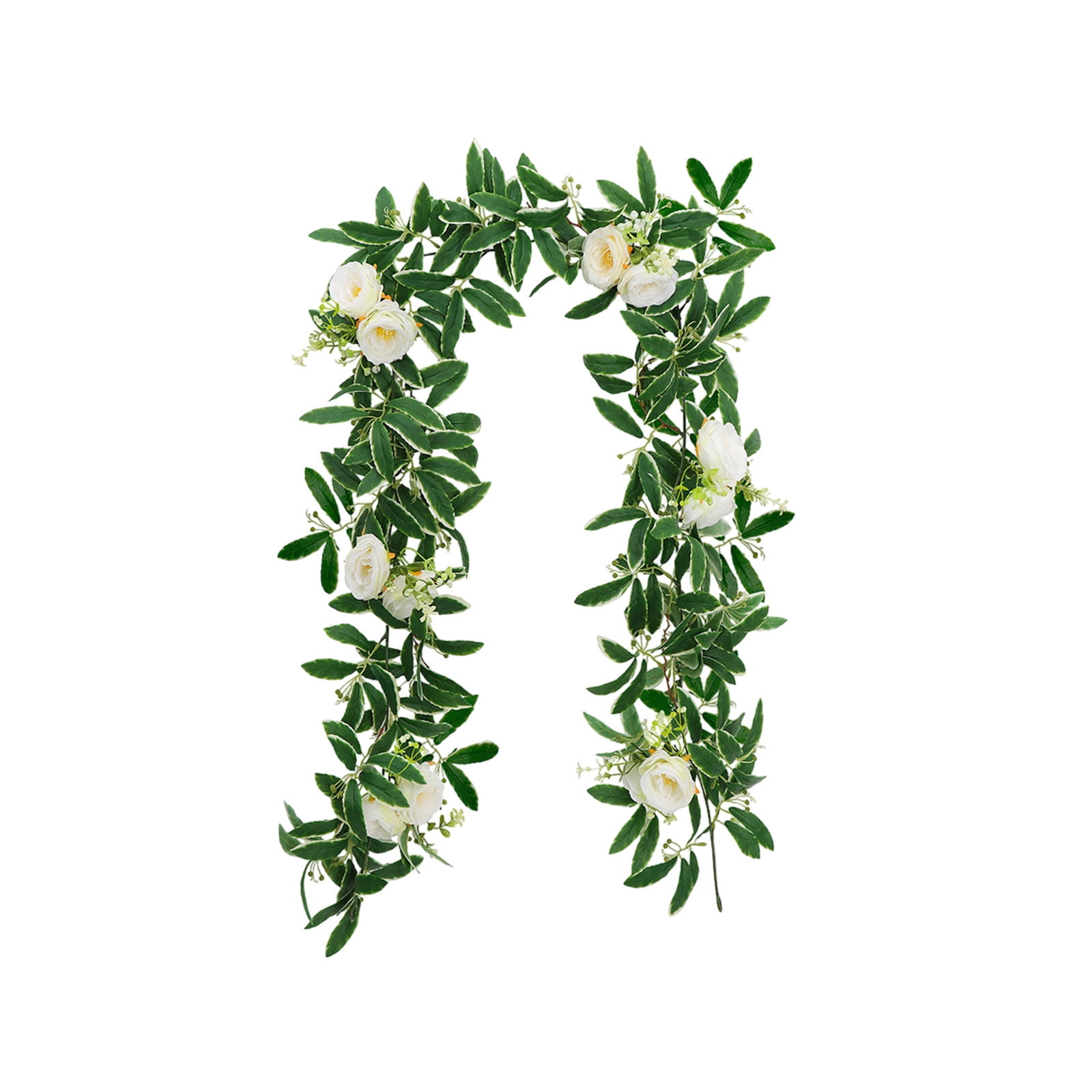 ChicYu Rose Vines Wedding Home Artificial Rose Vines Artificial ...