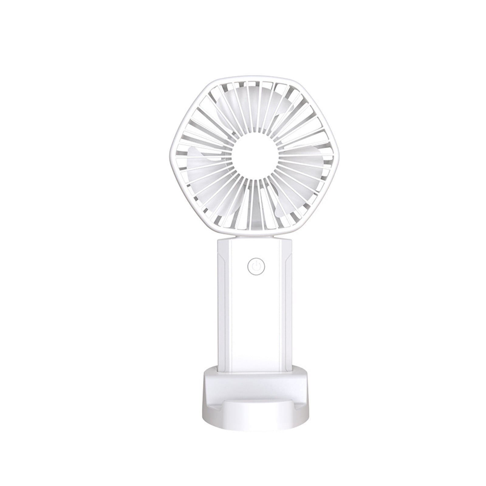 ChicYu Study Desk Fan with Foldable Hook USB Rechargeable Airflow ...