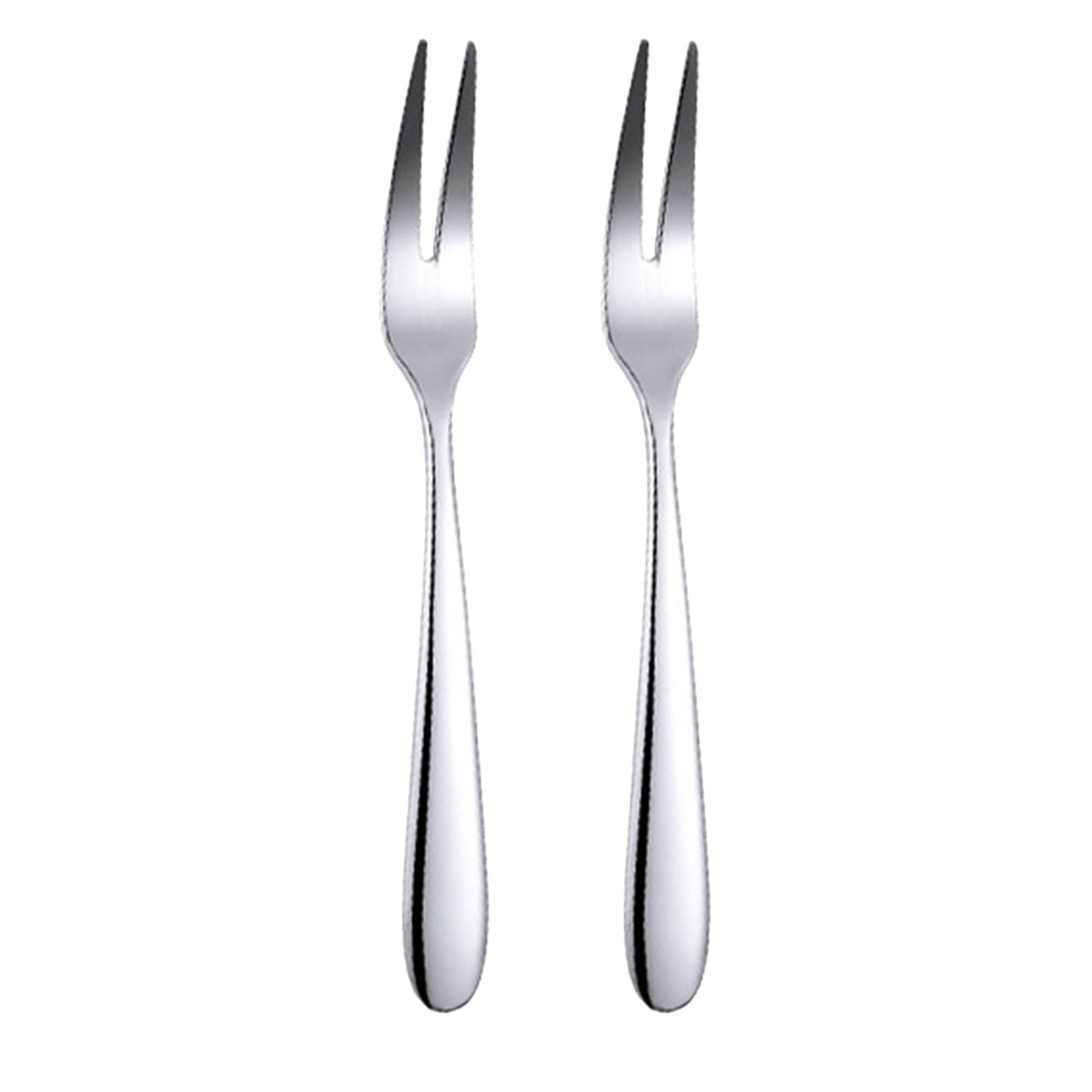 ChicYu Thickened 304 Stainless Steel Fruit Forks with Prongs,Decorative ...