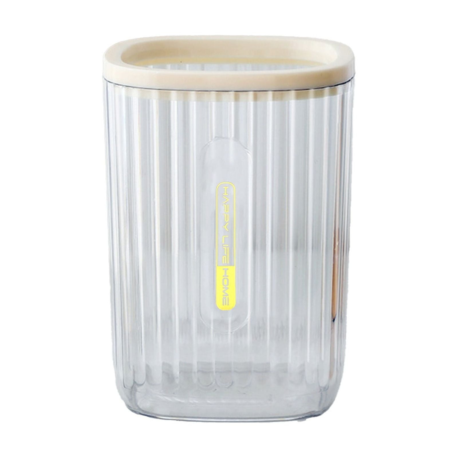 ChicYu Transparent Press-Ring Trash Bin for Office Coffee Table Makeup ...