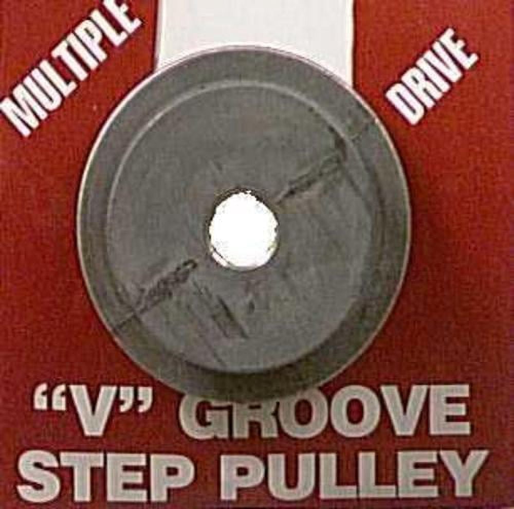 Chicago 1415 V Groove 4 Step Pulley, 1/2 " Bore, Each - Walmart.com