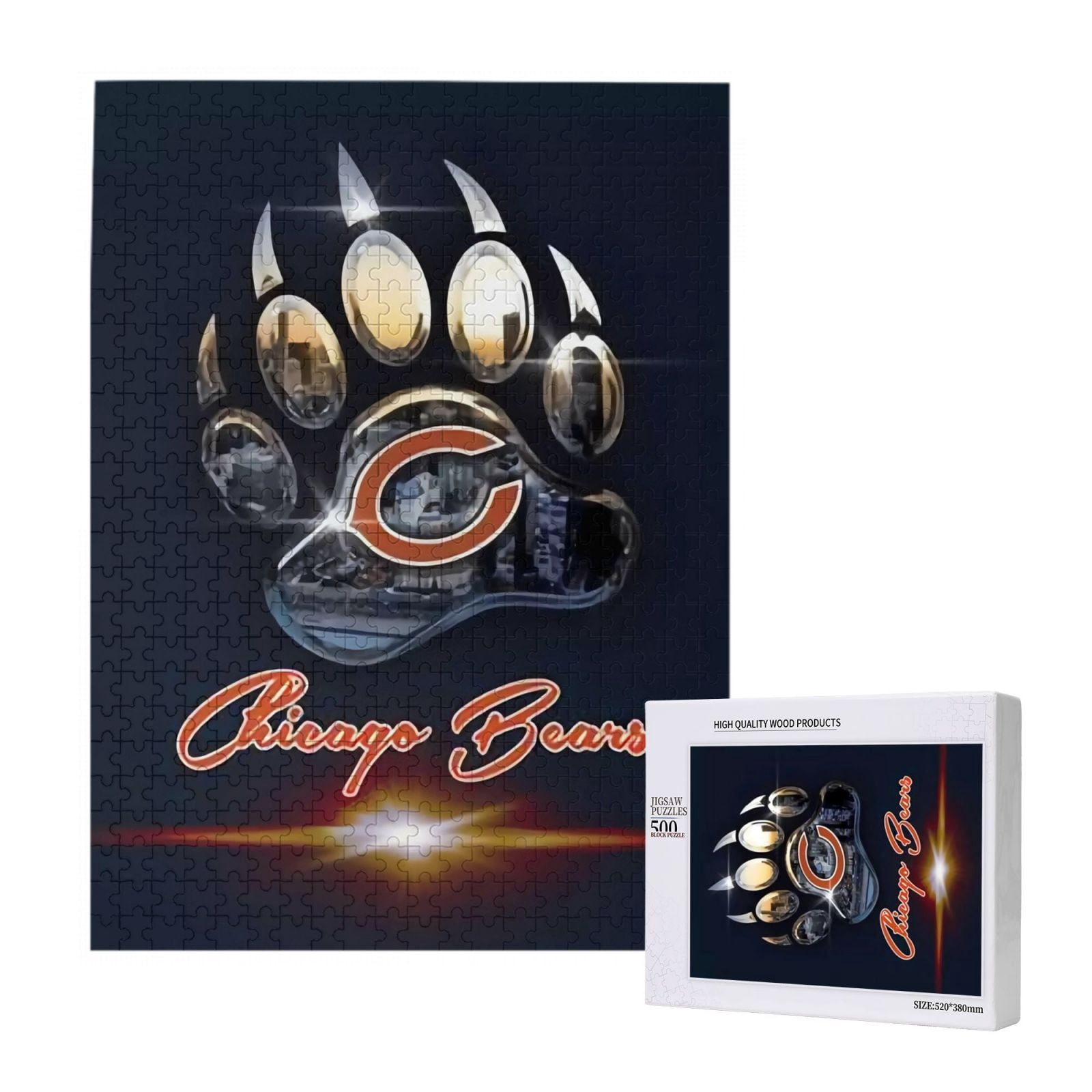 Chicago Adult Wooden Jigsaw Puzzle (Colorful Box) - 500 Pieces ...