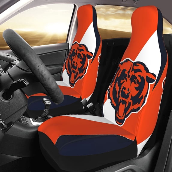 Chicago America Football Team-Inspired Car Seat Covers 2-Pack - Non ...