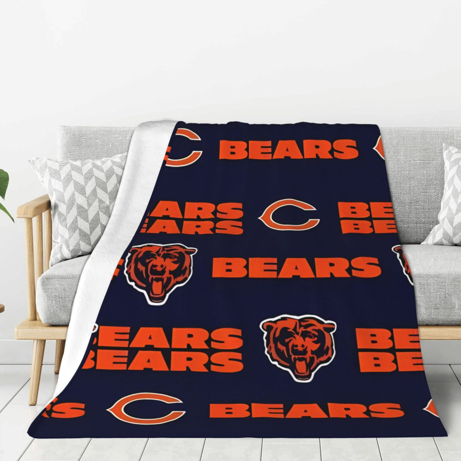 Chicago America Football Ultra-Soft Micro Fleece Blanket Cozy Flannel ...