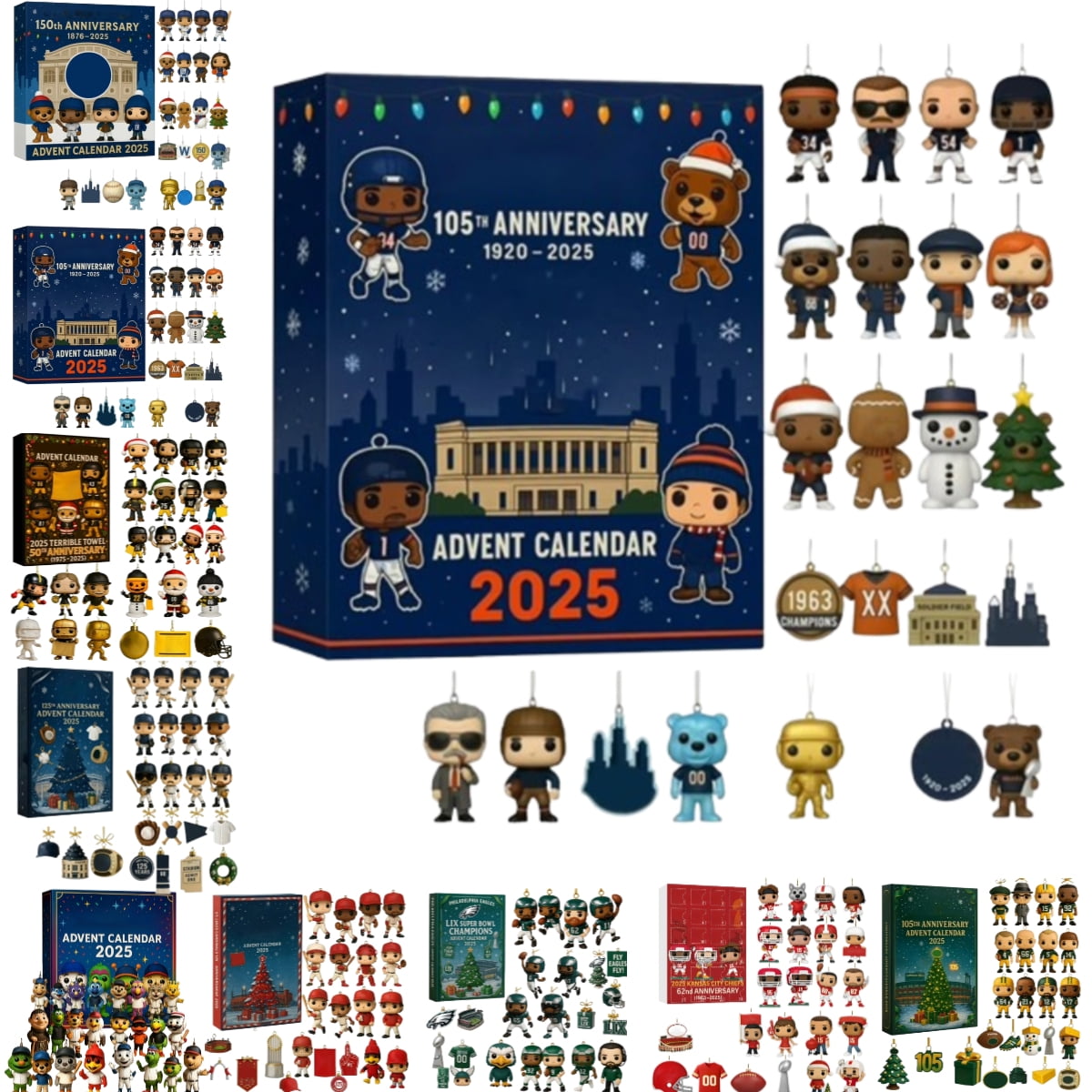 Chicago Baseball 150th Anniversary Advent Calendar Blind Box Baseball ...