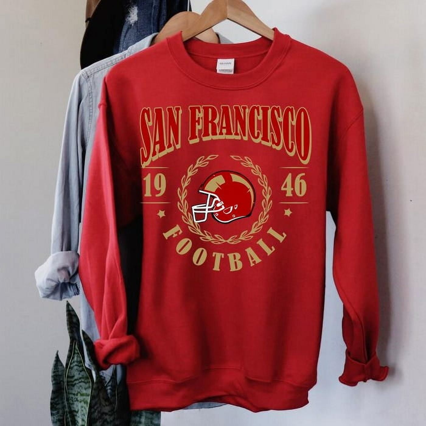 Chicago Baseball Red And Blue Leopard Pattern Vintage Sweatshirt ...