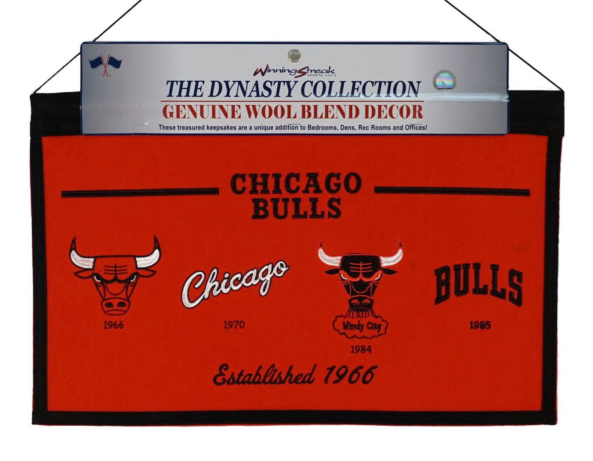 Chicago Basketball Bull s- High Quality Logo Banner Flag - Established ...