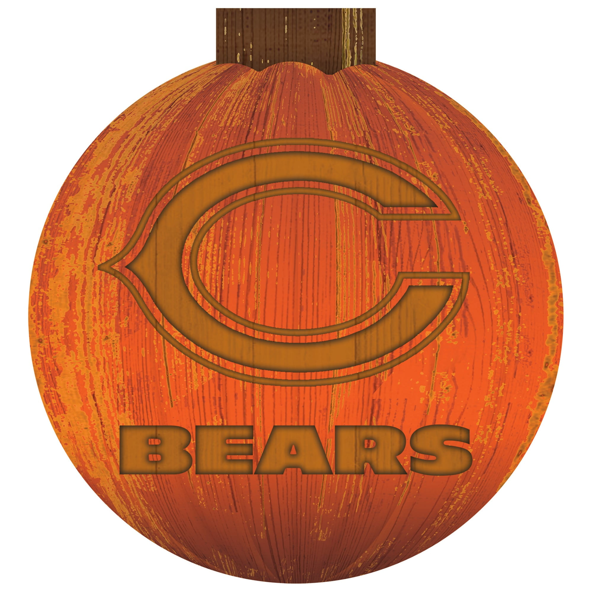 Chicago Bears 12'' Pumpkin Sign - Walmart.com