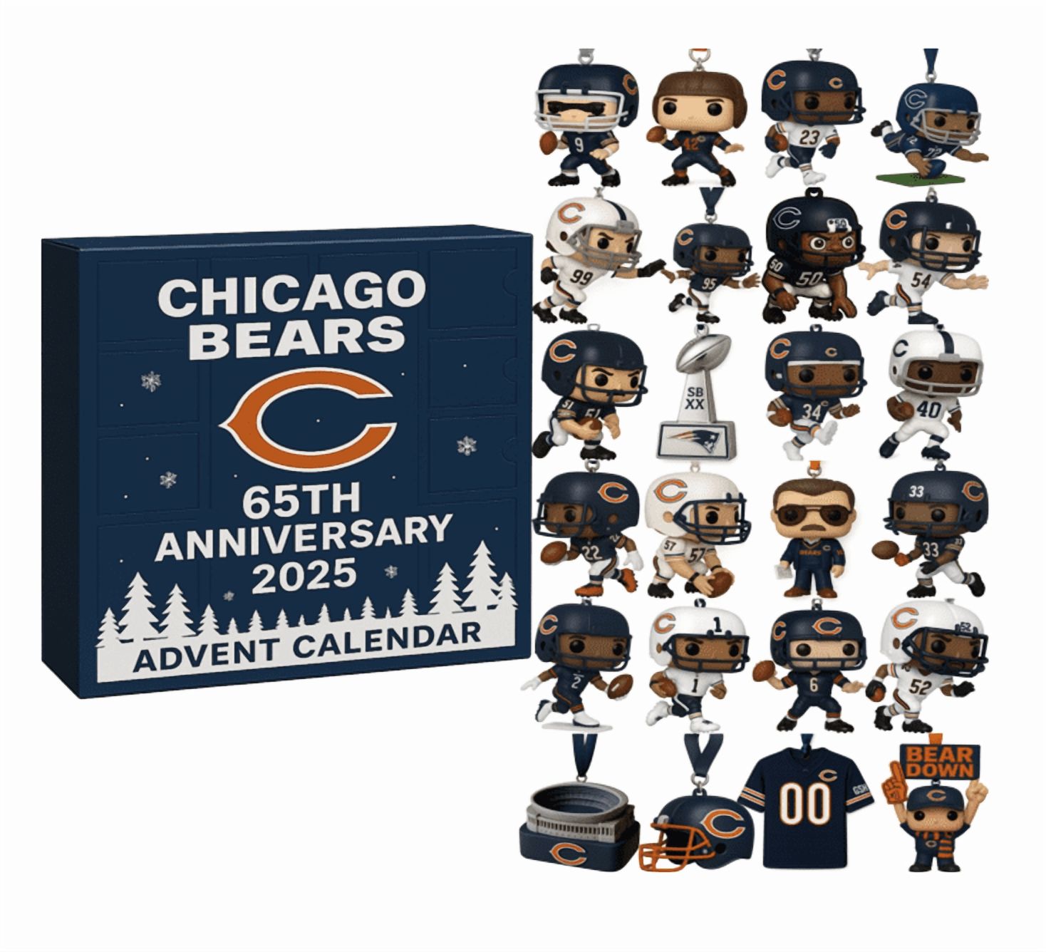 Chicago Bears Advent Calendar 65th Anniversary 2025 – 24 Days of ...