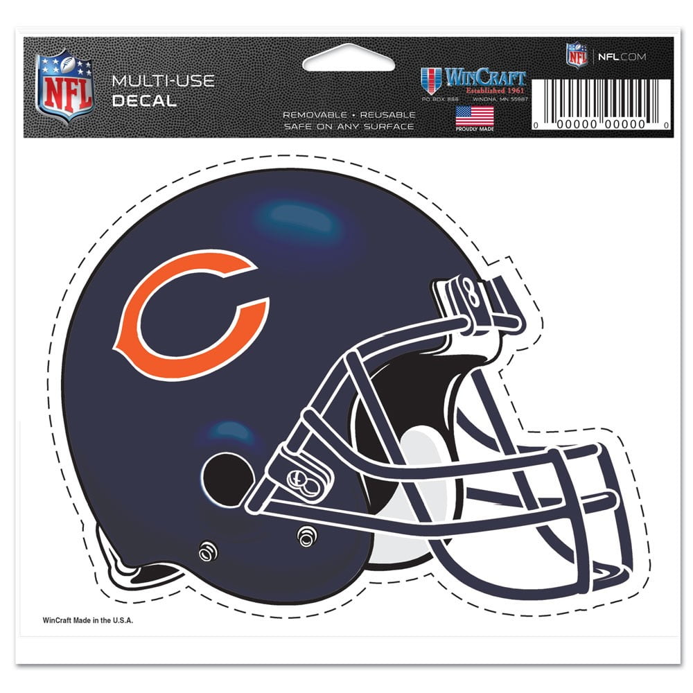 Chicago Bears Decal 5x6 Color - Official Team Merchandise - Walmart.com