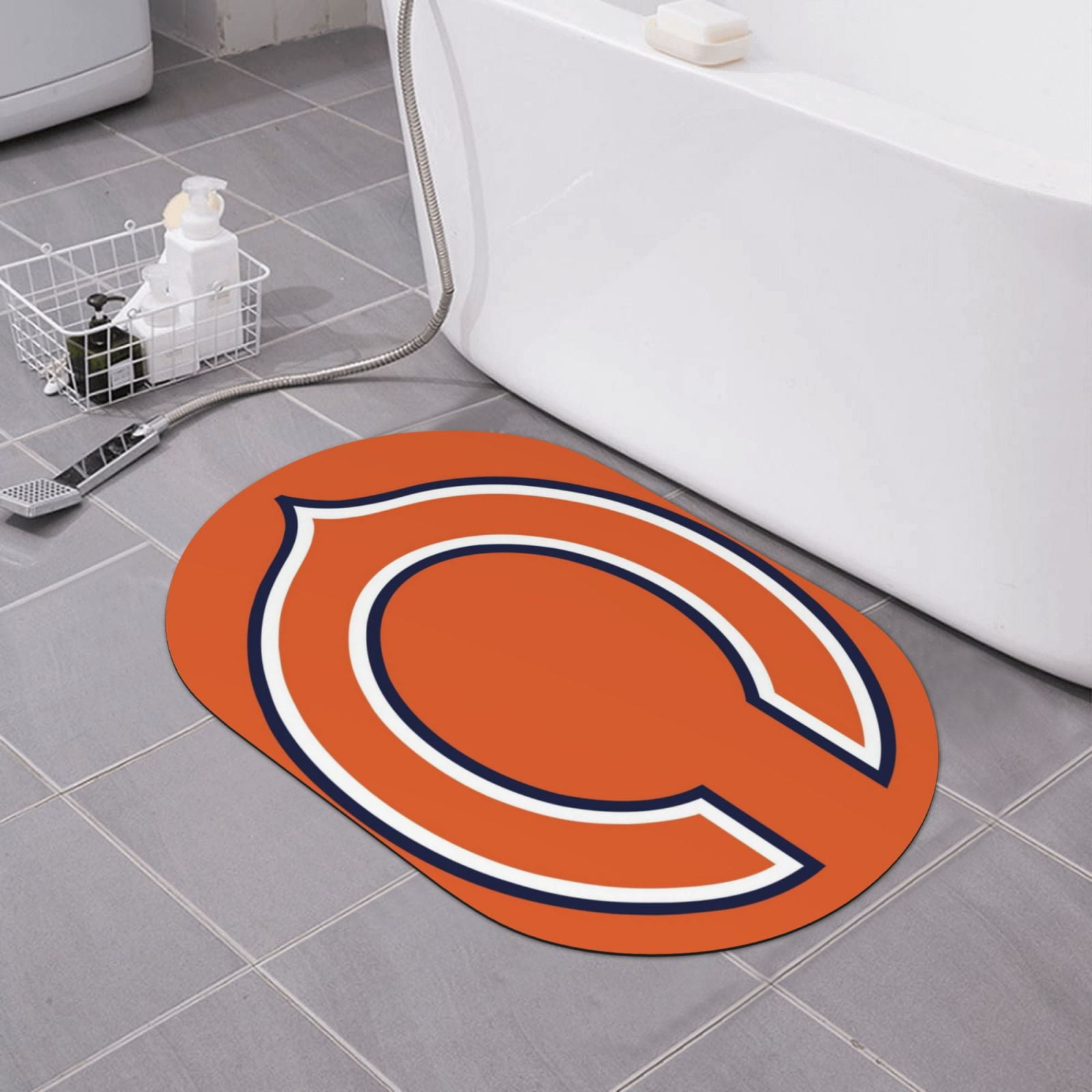 Chicago_Bears Football Team Logo Diatomaceous Mat,Water absorbing soft ...