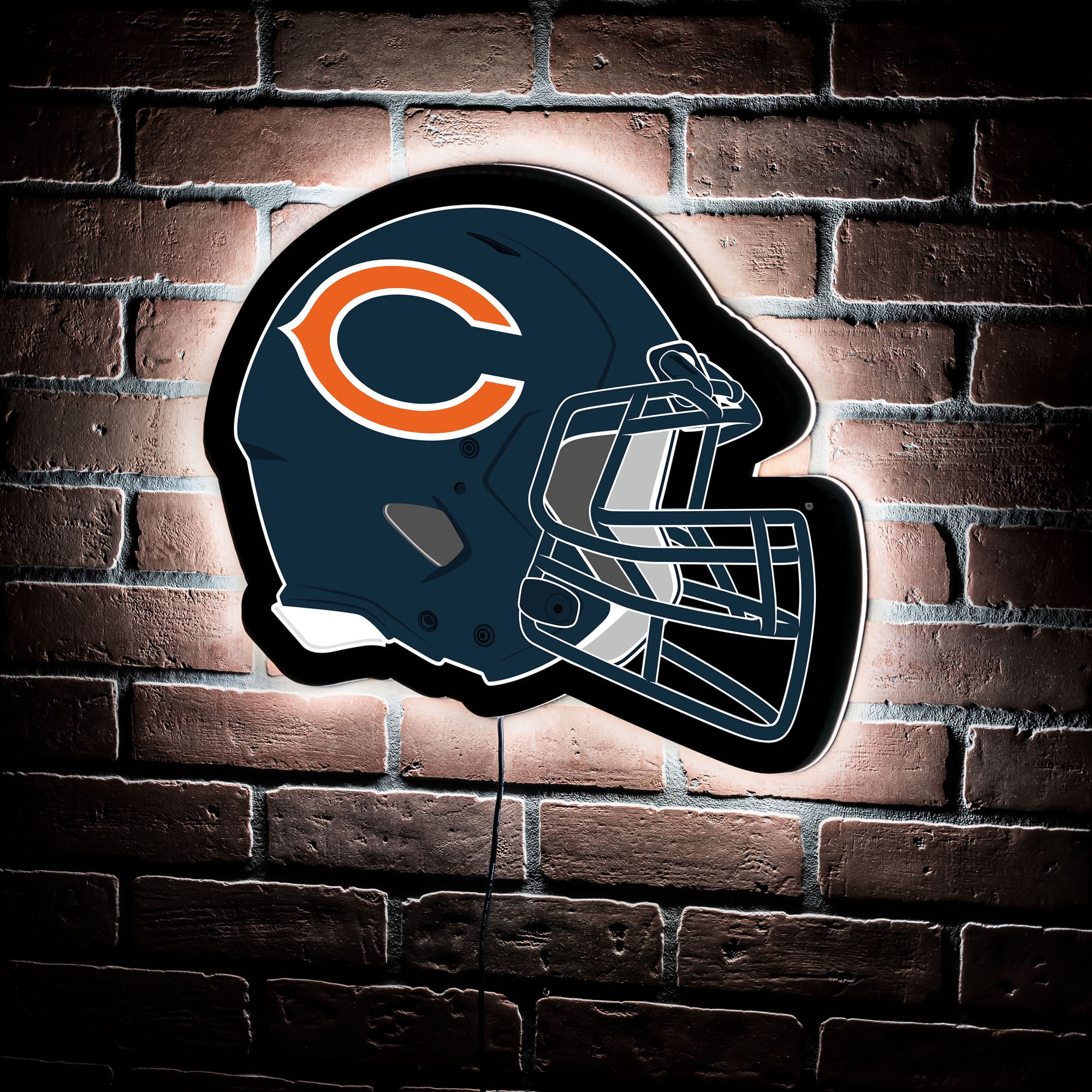 Chicago Bears LED Wall Helmet - Walmart.com
