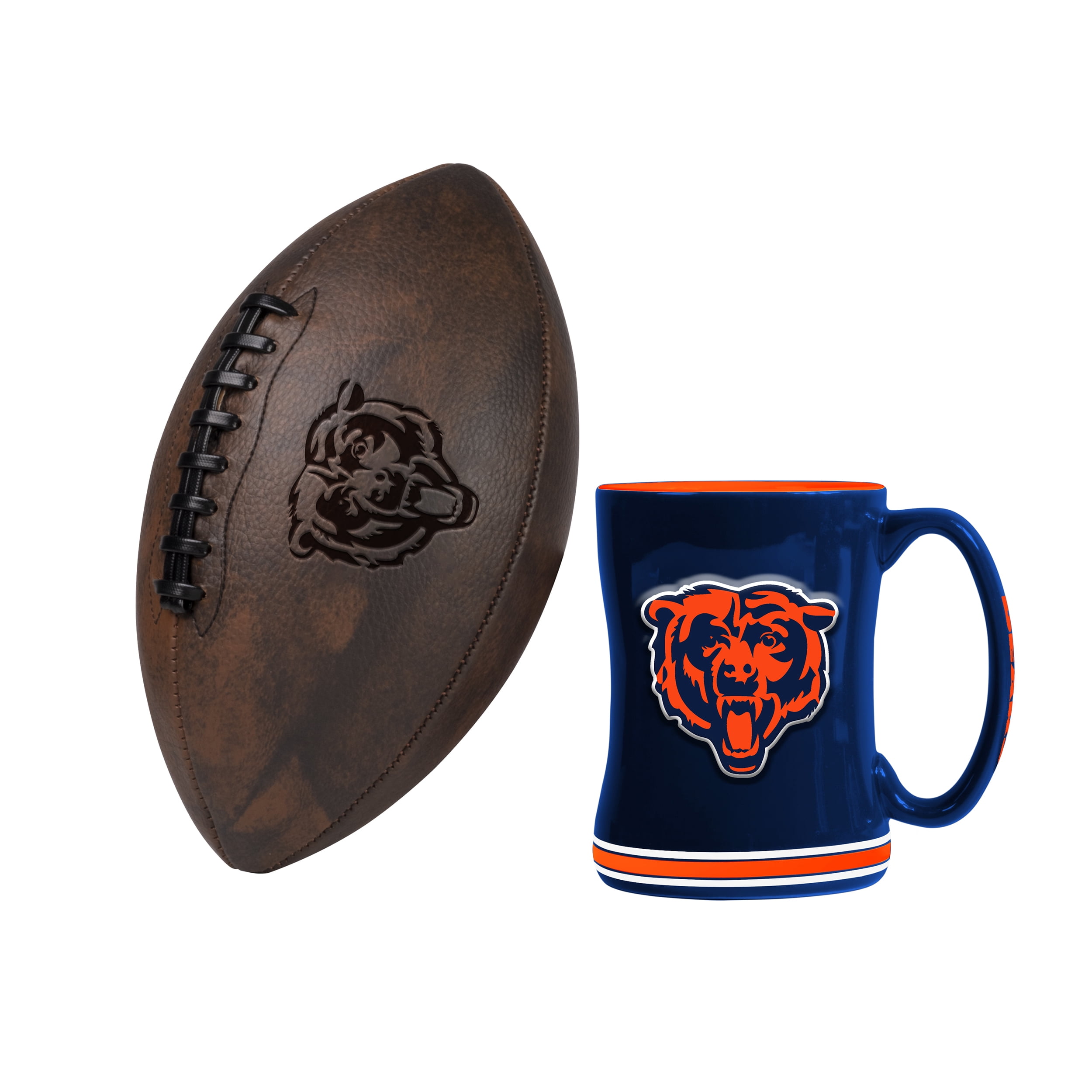 Chicago Bears Mini Walmart Holiday Football & Relief Mug Set - Walmart.com