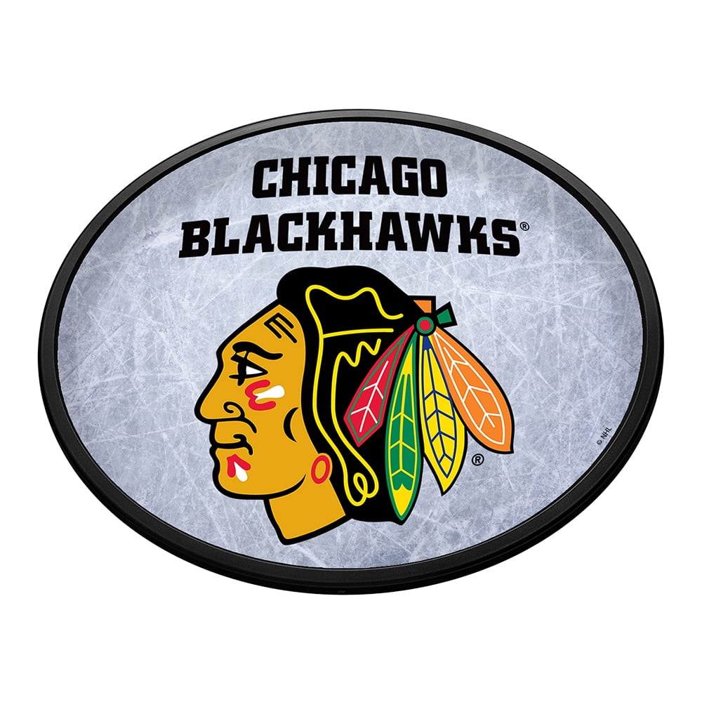 Chicago Blackhawks 18'' x 14'' Team Slimline Illuminated Wall Sign ...