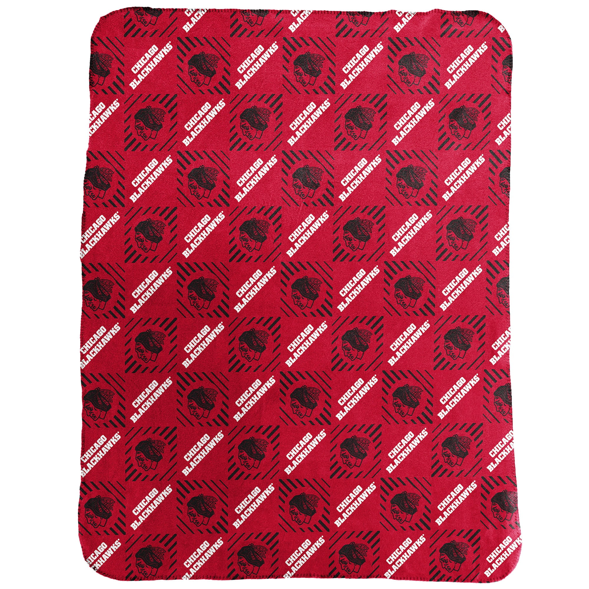Chicago Blackhawks 60'' x 50'' Repeat Pattern Lightweight Throw Blanket ...
