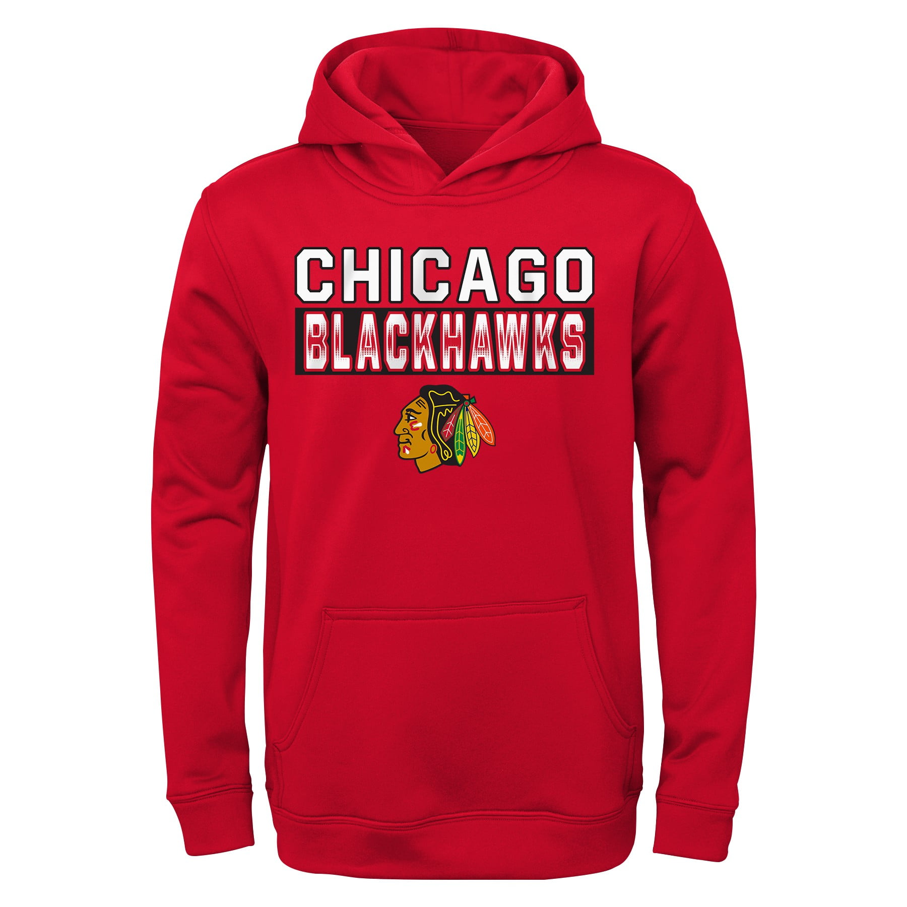 Chicago Blackhawks Boys 4-18 LS Fleece Hoodie 9K5BXFGGB XXL18 - Walmart.com