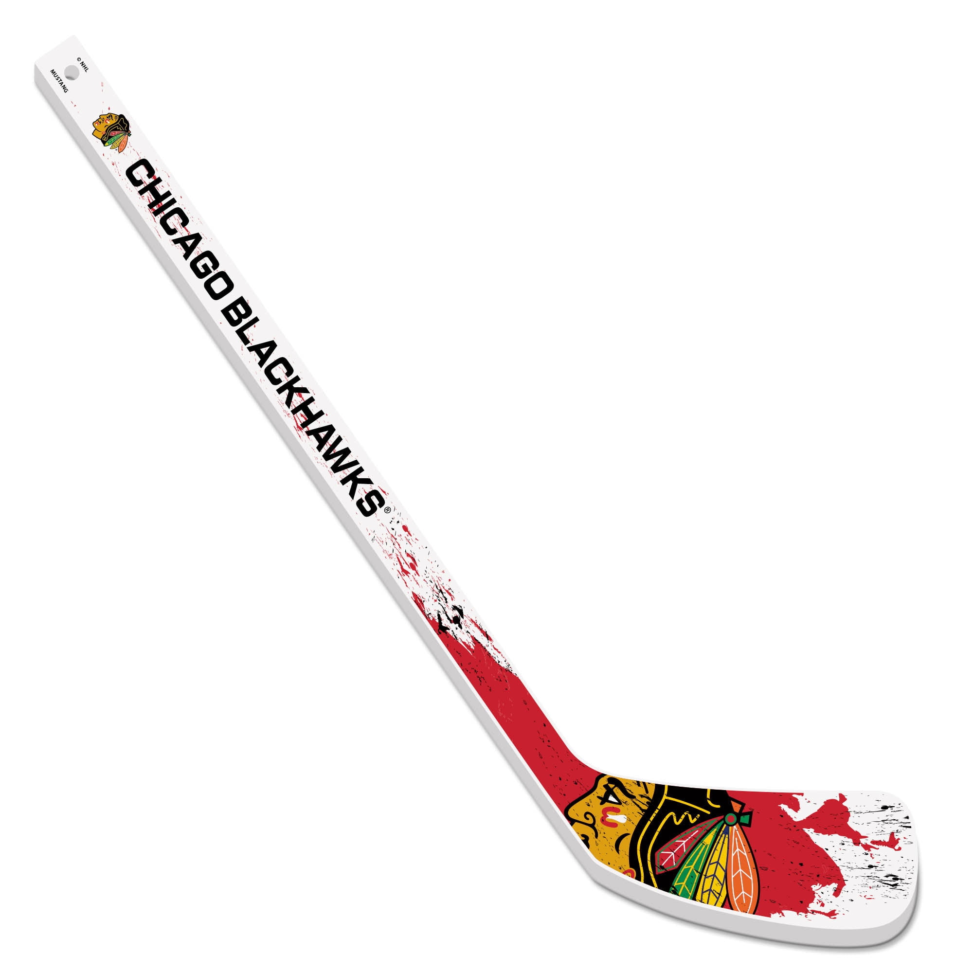 Chicago Blackhawks Splatter Mini Hockey Stick - Walmart.com