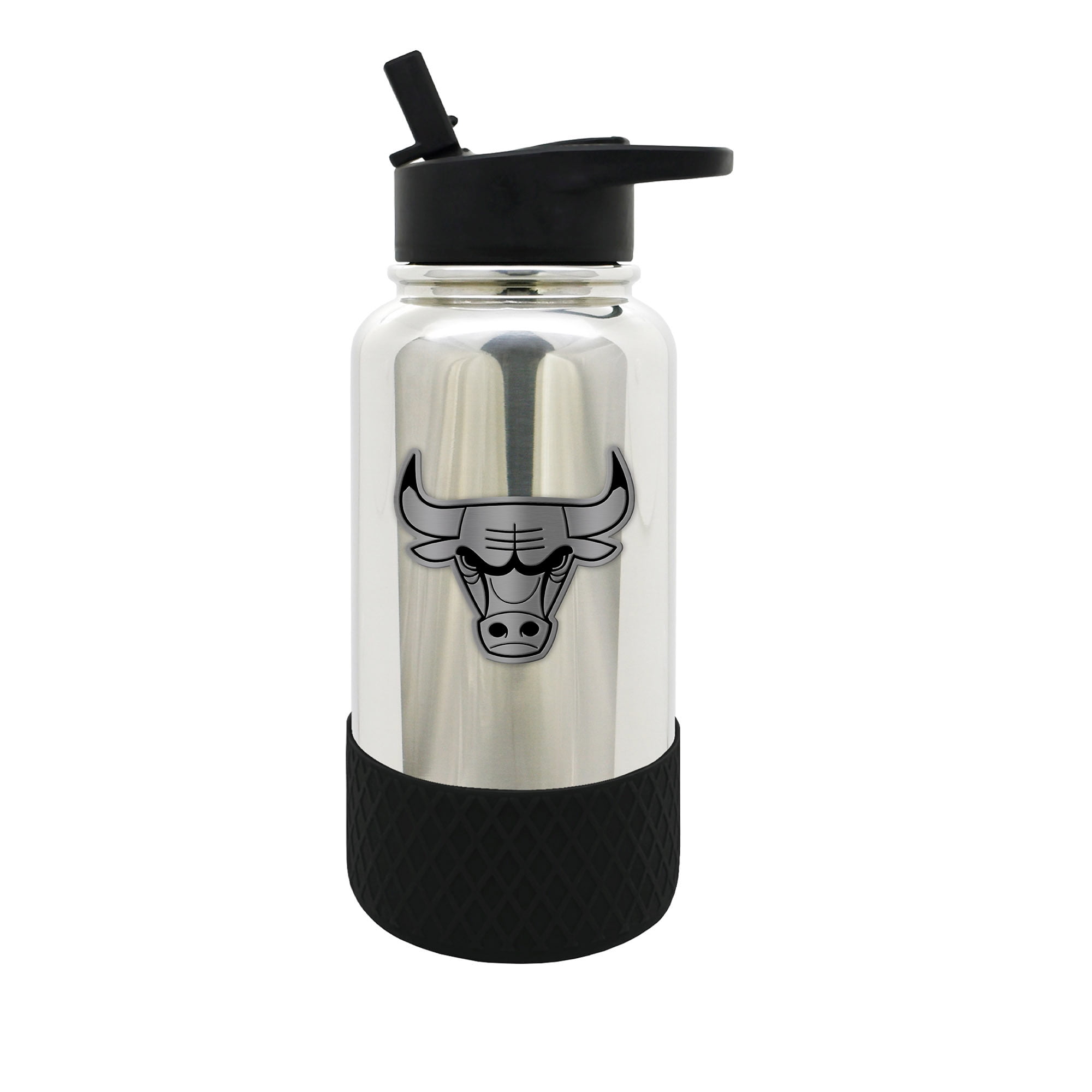 Chicago Bulls 32oz. Chrome Thirst Hydration Bottle - Walmart.com