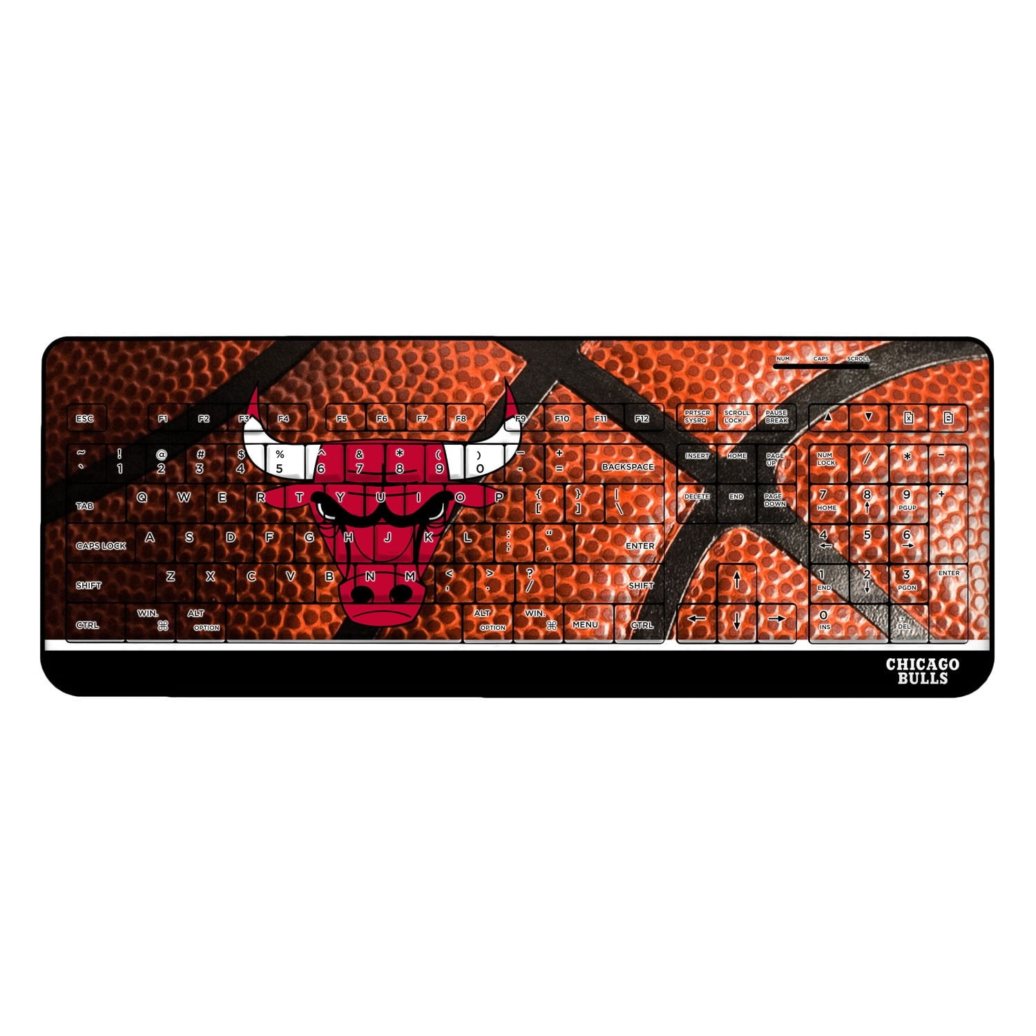 Chicago Bulls Basketball Wireless Keyboard - Walmart.com