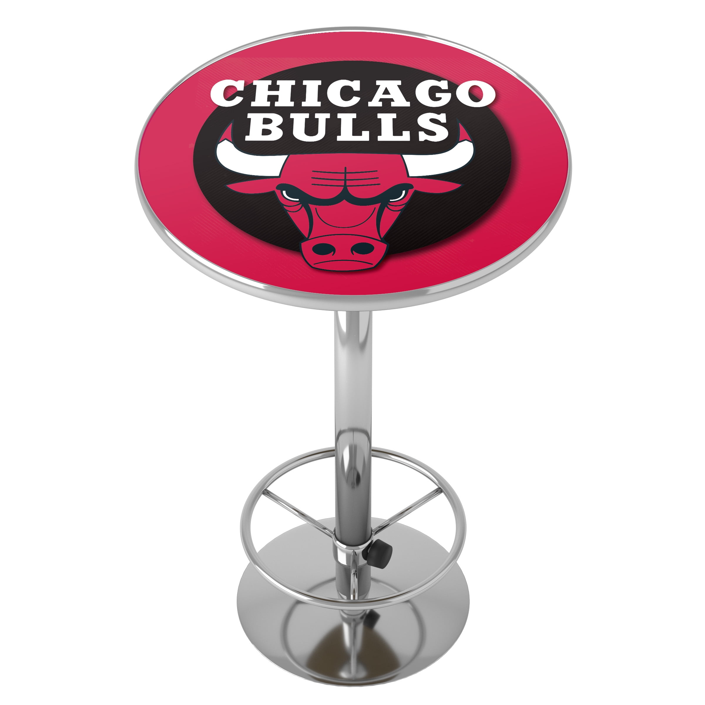 Trademark Gameroom Chicago Bulls Retro Bar Table with Adjustable ...