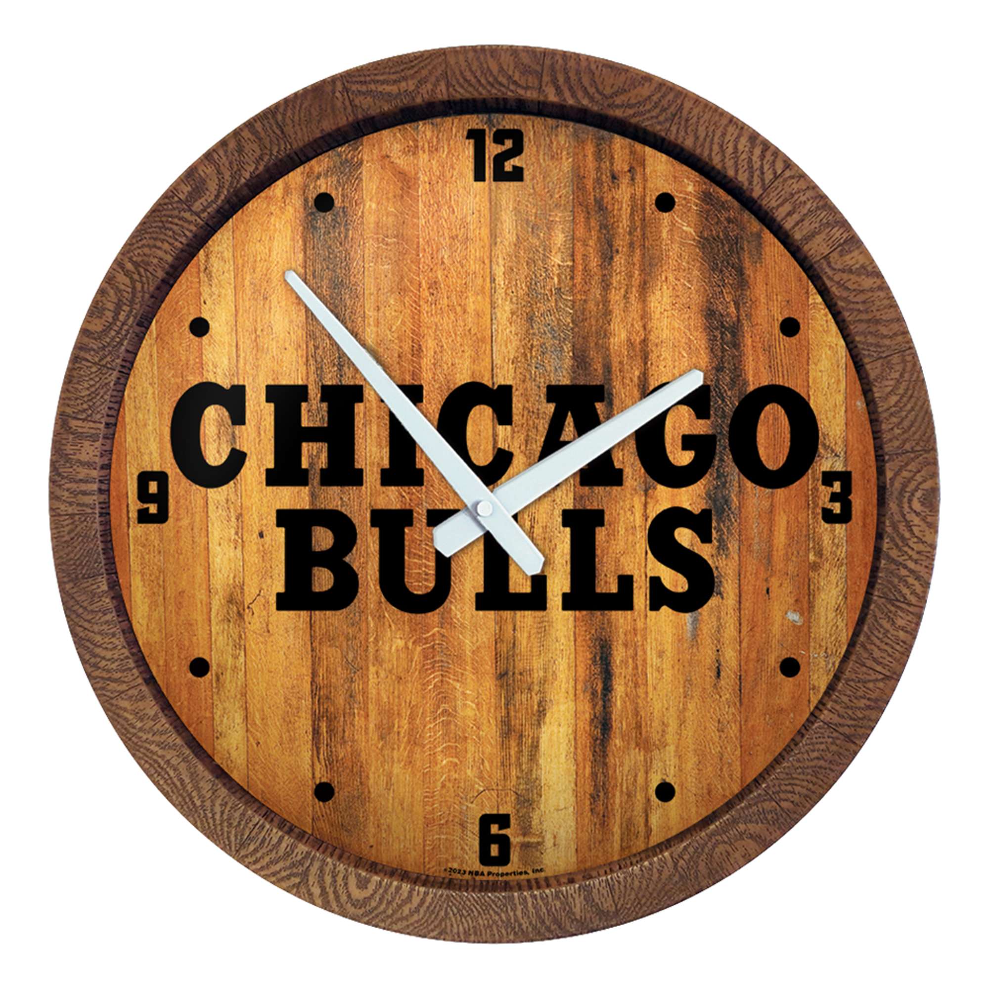 Chicago Bulls: Logo - "Faux" Barrel Top Clock - Walmart.com