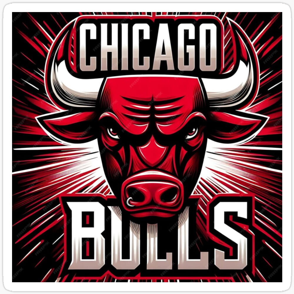Chicago Bulls Sticker Baseball Sticker, Football Sticker, Basketball ...