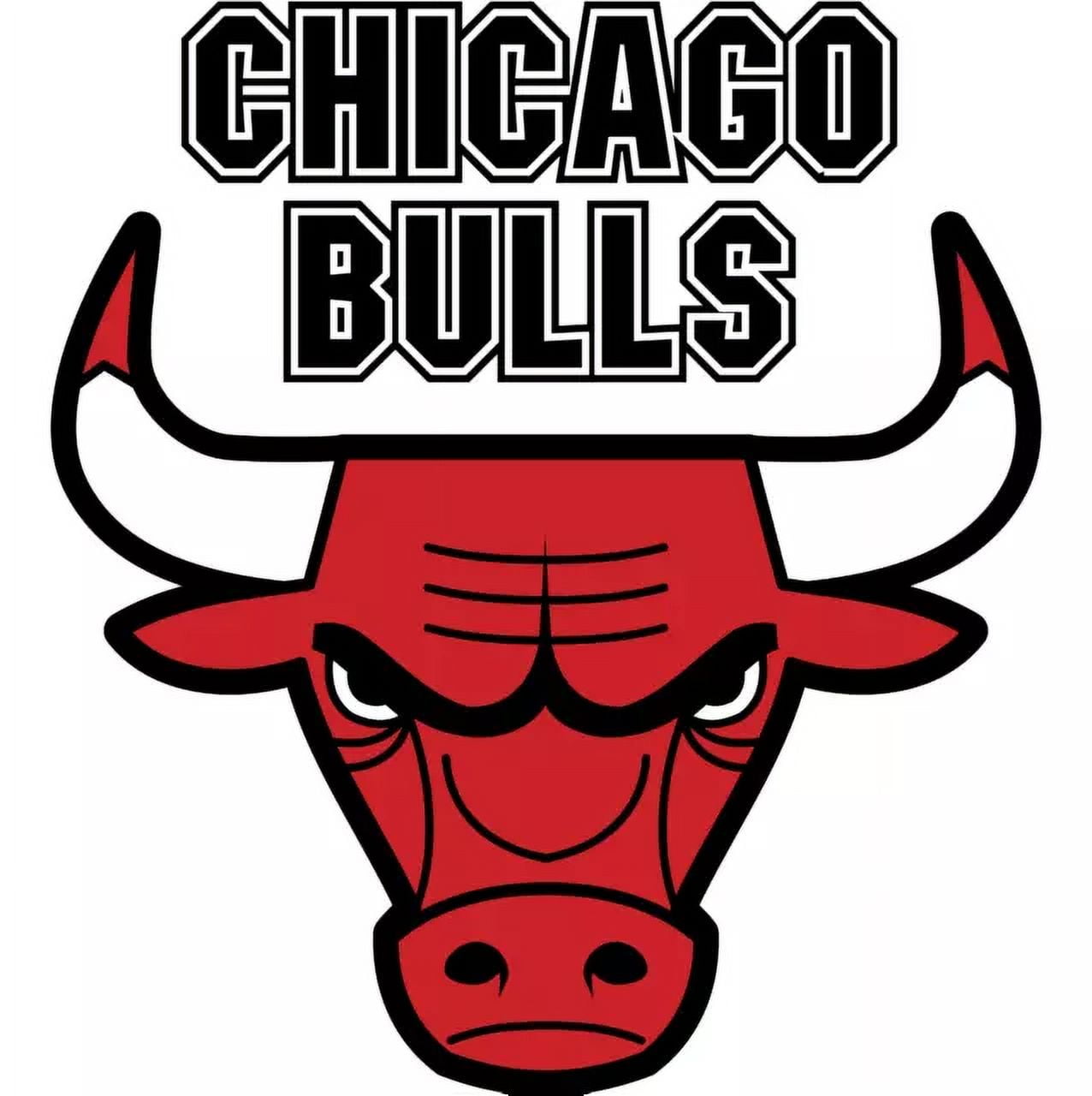 Chicago Bulls Sticker Logo Basketball Phone Decal Water Bottle Stickers ...