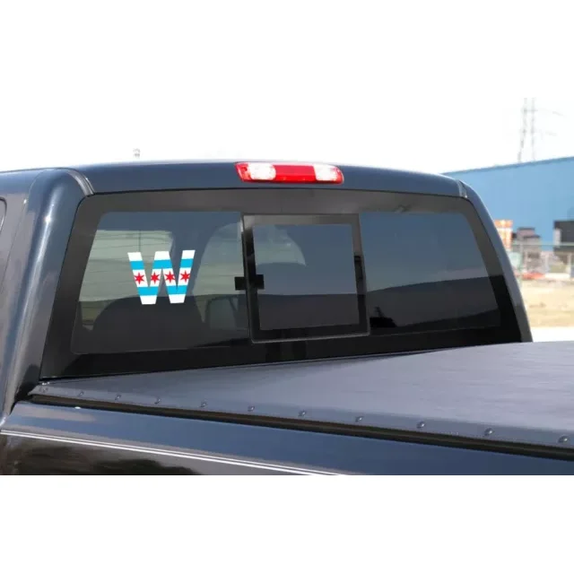 Chicago Chicago Baseball Team Sticker Decal W Win Logo Flag Car 5"X4 ...