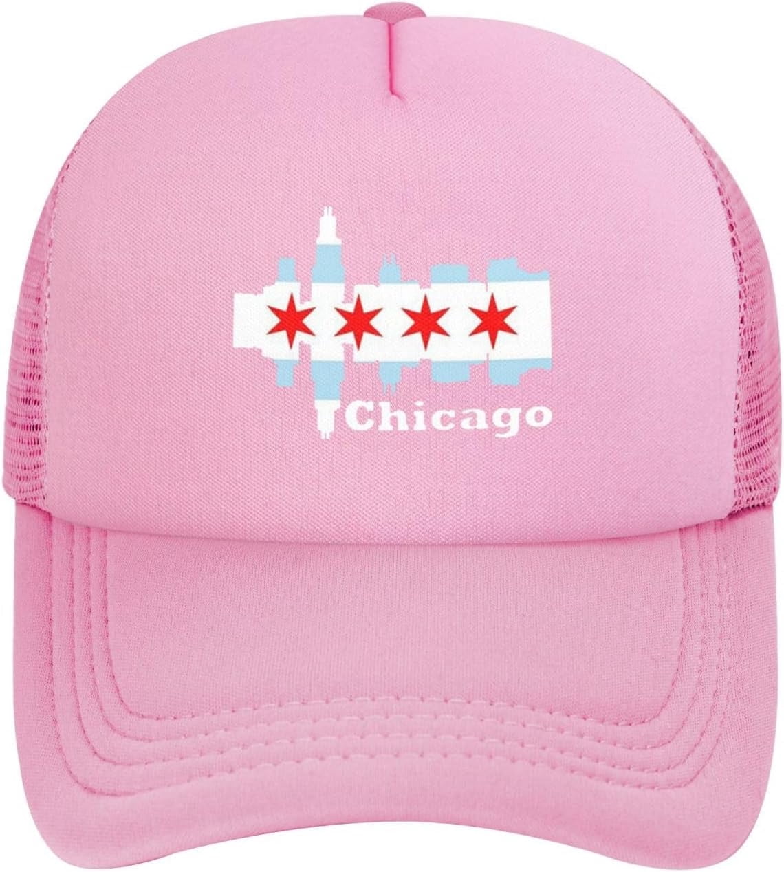 Chicago City Flag Skyline Trucker Hat - Walmart.com