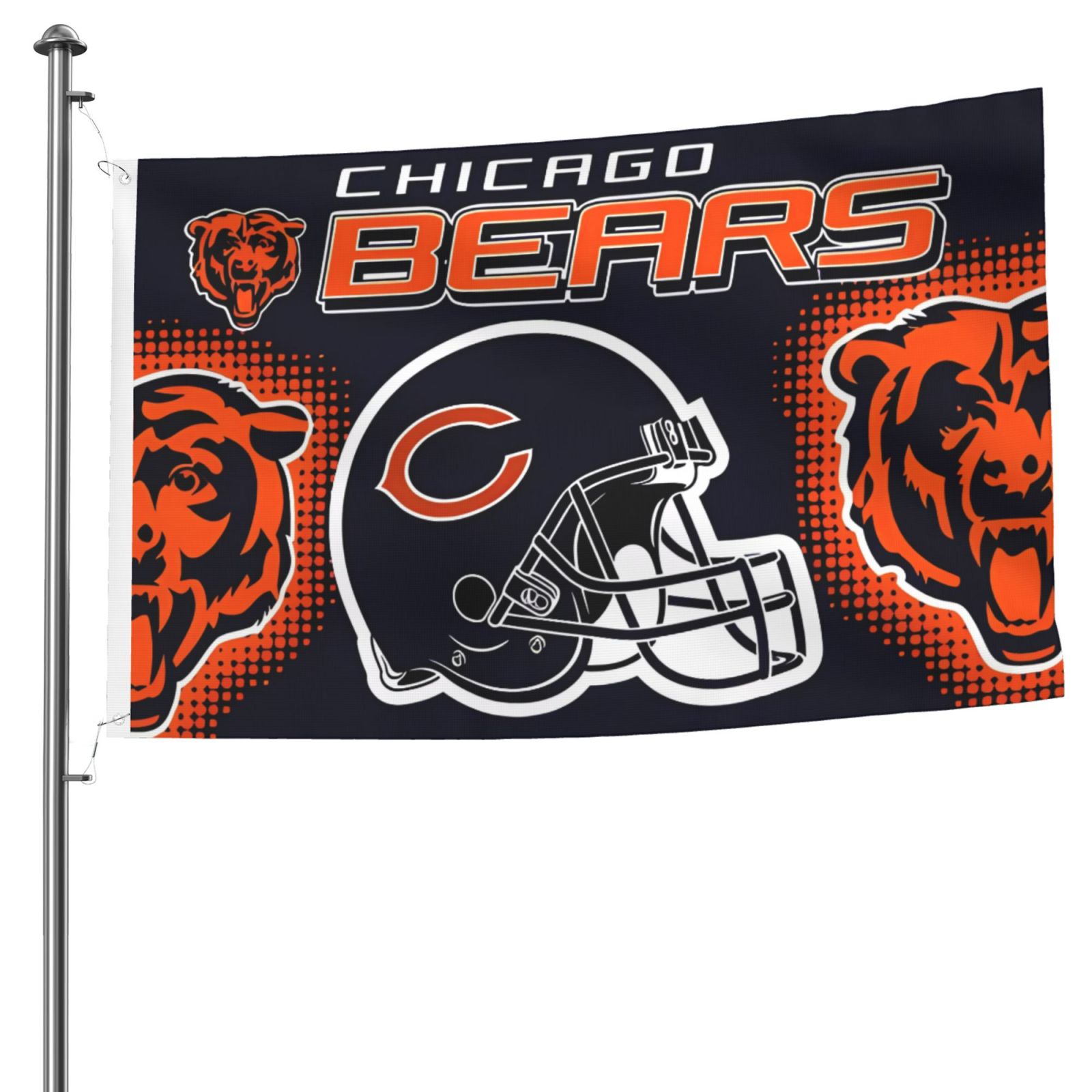 Chicago City Football team flag double-sided 5x8ft flags patio ...