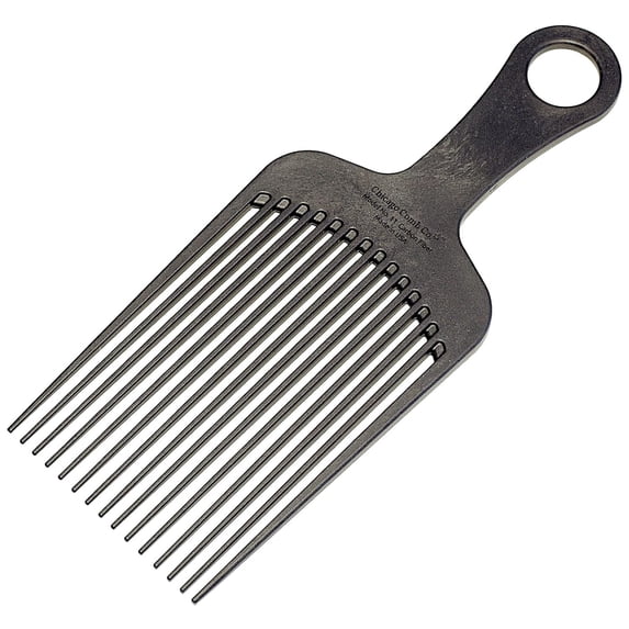 Chicago Comb Model 11 Carbon Fiber, Large Hair Pick, Anti-Static, 7.5 ...