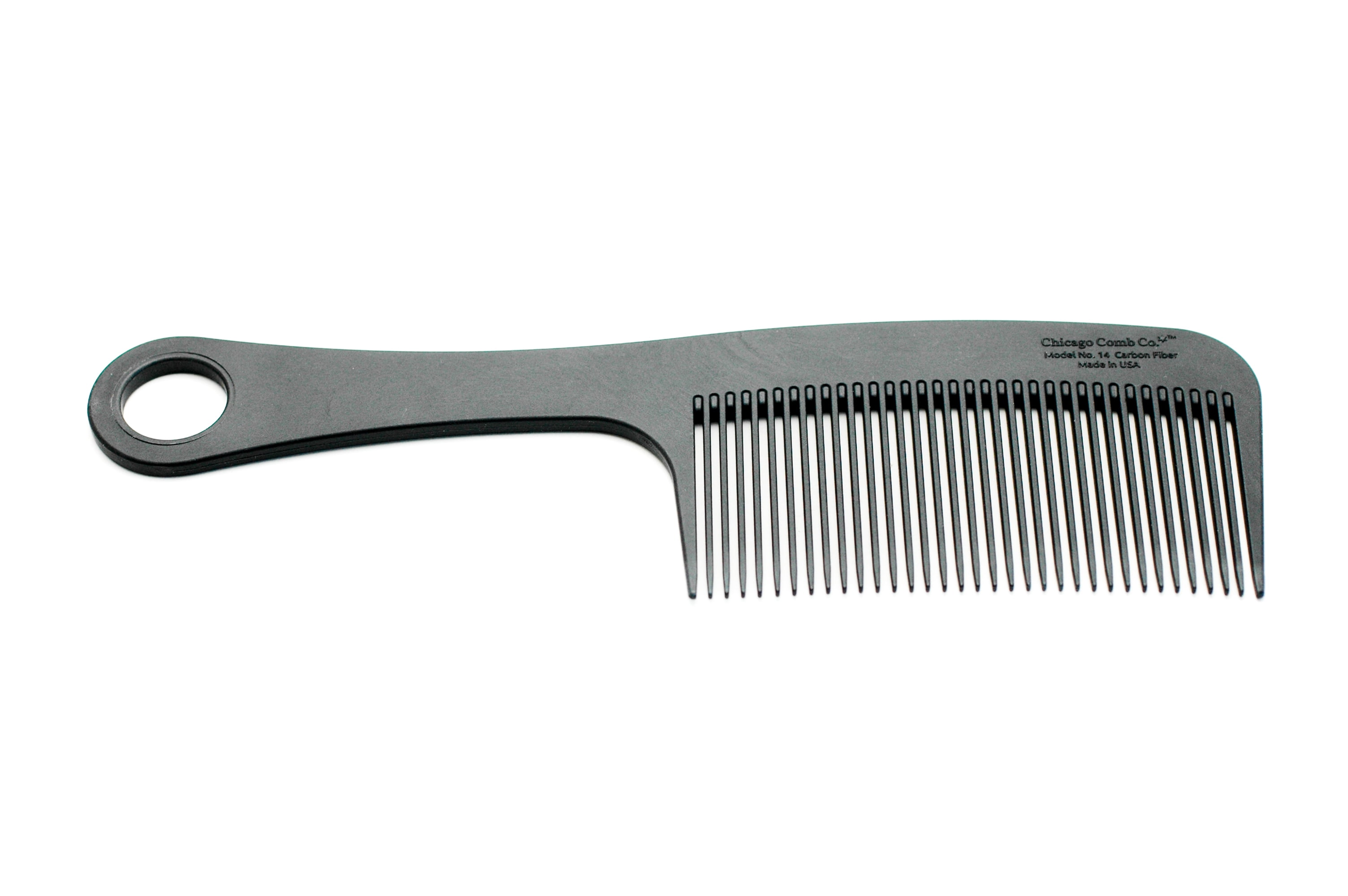 Chicago Comb Model 14 Carbon Fiber, Made in USA, Anti-static ...