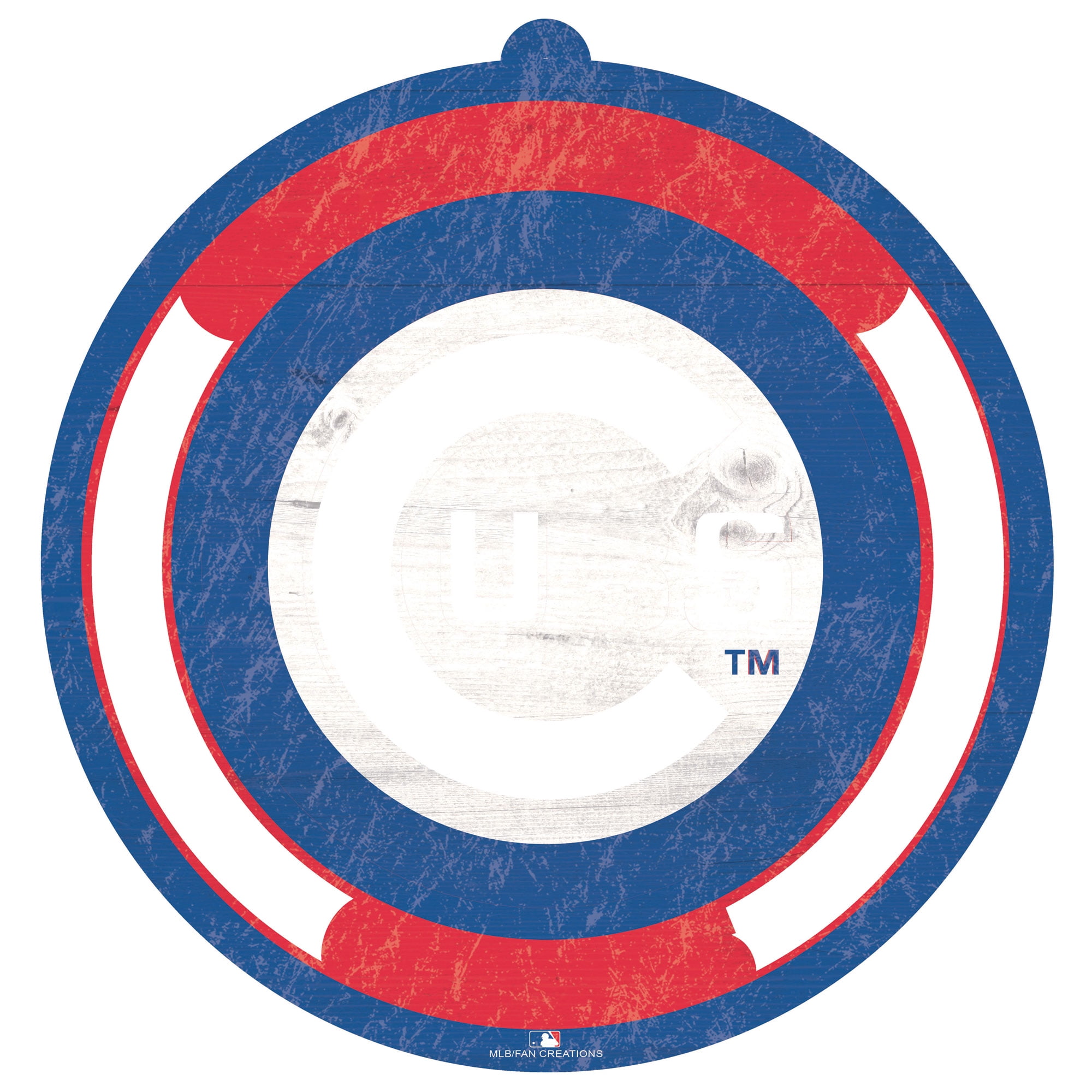 Chicago Cubs 16'' Team Color Logo Cutout - Walmart.com
