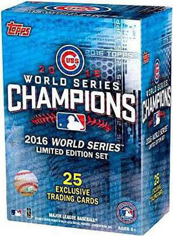 Chicago Cubs 2016 Topps Baseball World Series Champions Box Set ...