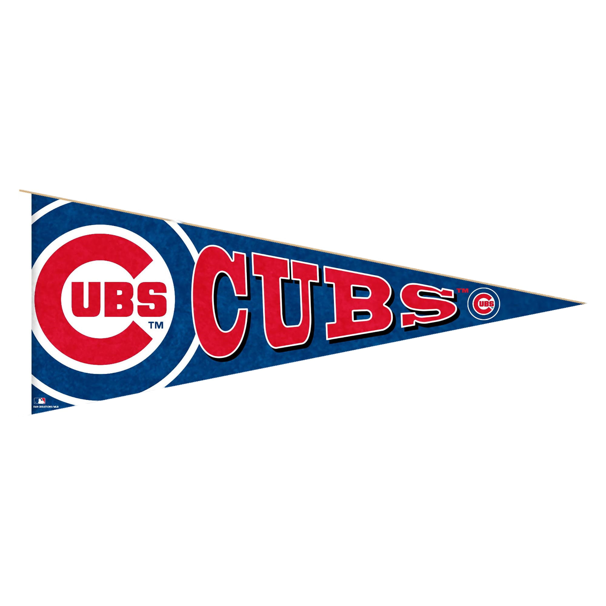 Chicago Cubs 24'' Wood Pennant - Walmart.com