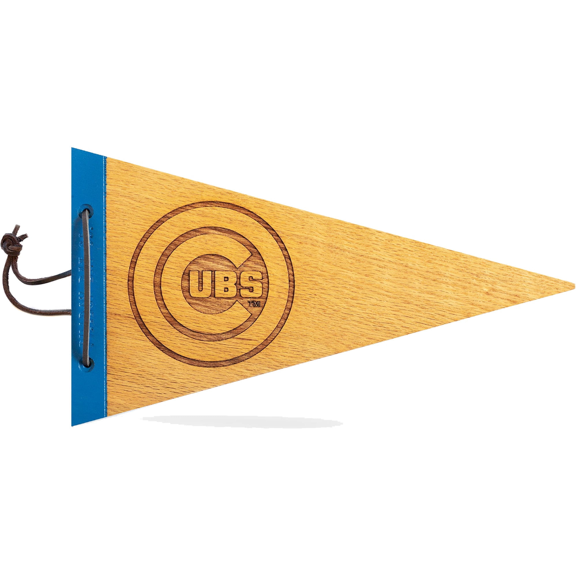 Chicago Cubs 7" x 12" Wood Pennant - Walmart.com